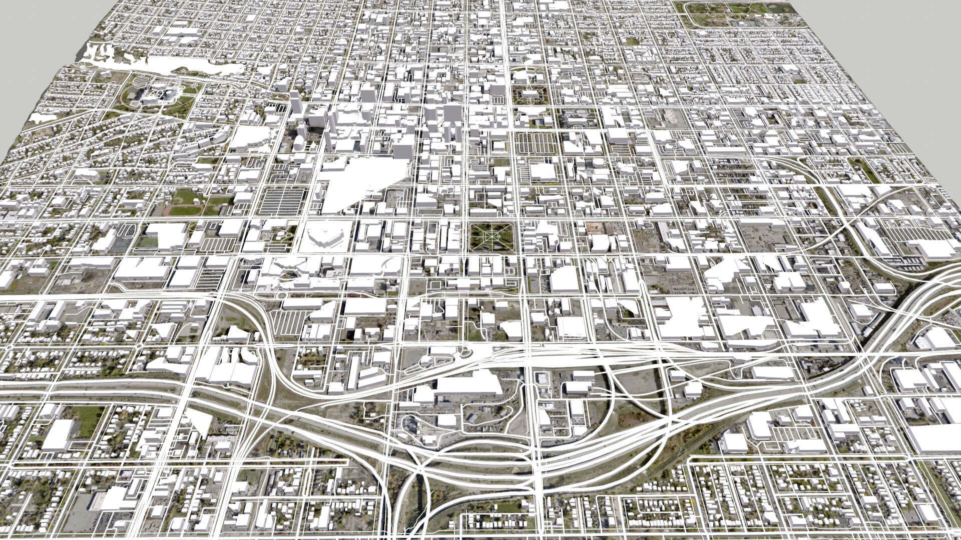 Cityscape Salt Lake City Utah USA - 3D Model by clickshop3d