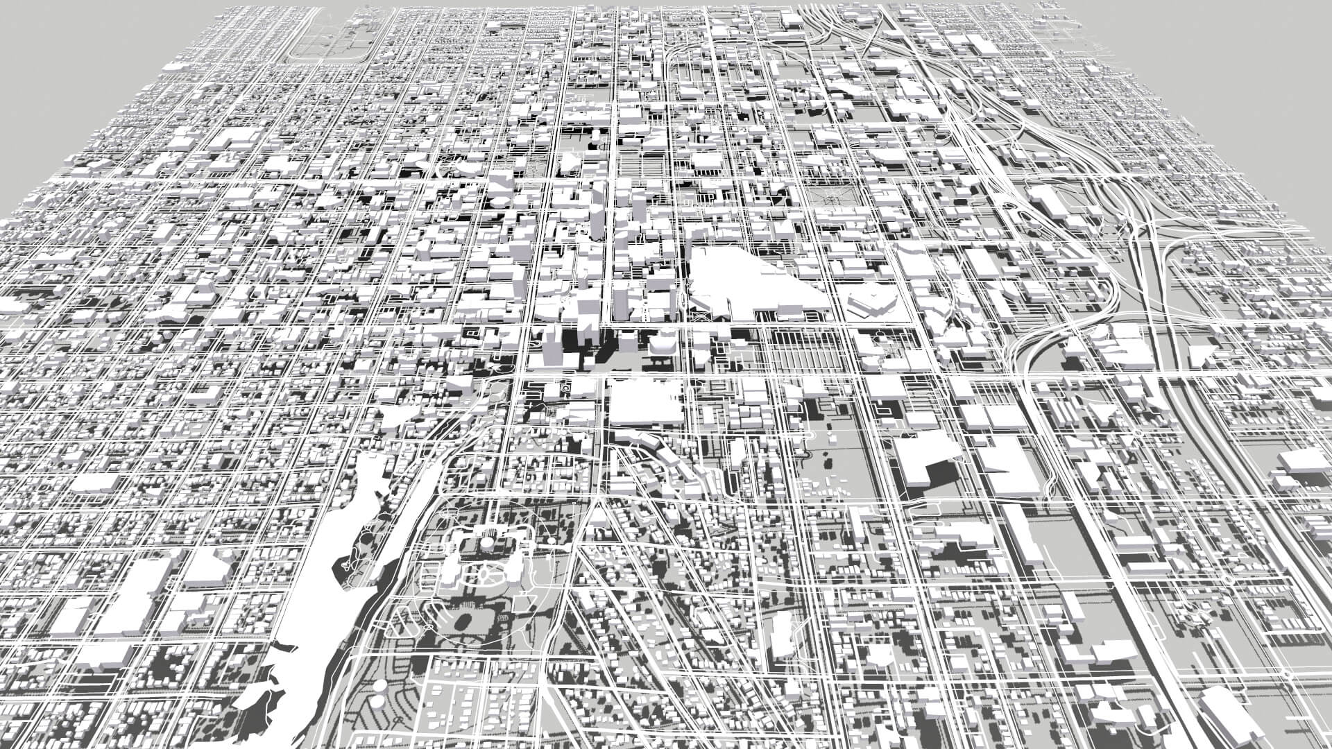 Cityscape Salt Lake City Utah USA - 3D Model by clickshop3d