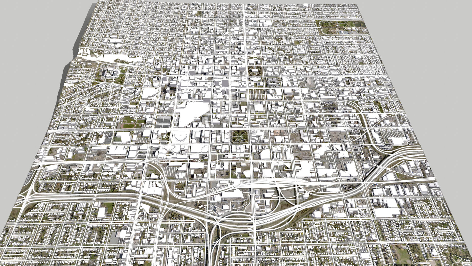 Cityscape Salt Lake City Utah USA - 3D Model by clickshop3d