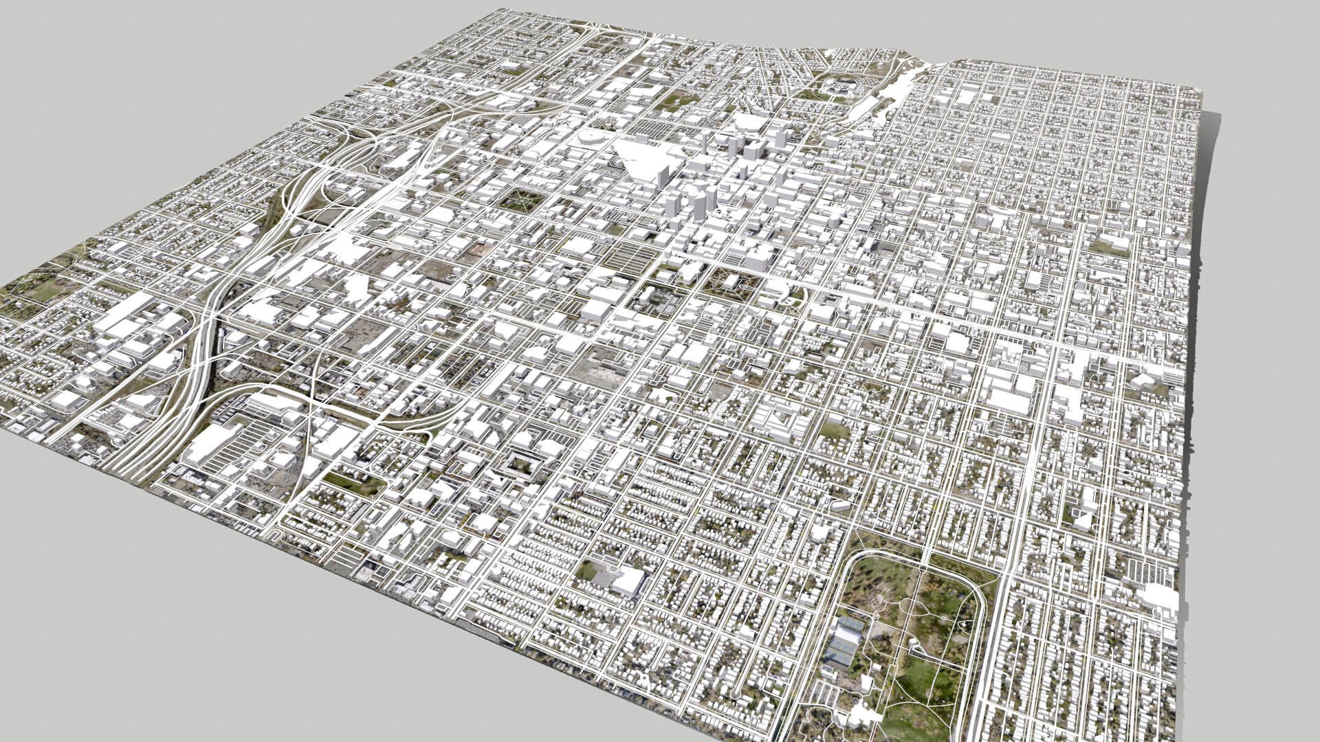 Cityscape Salt Lake City Utah USA - 3D Model by clickshop3d