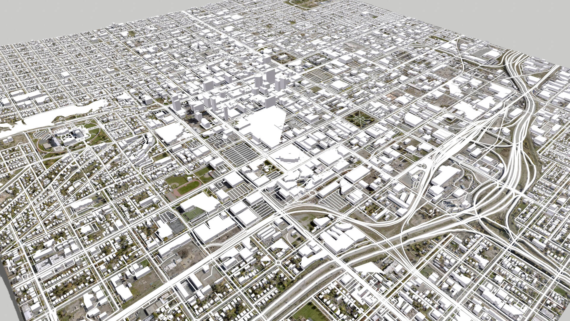 Cityscape Salt Lake City Utah USA - 3D Model by clickshop3d