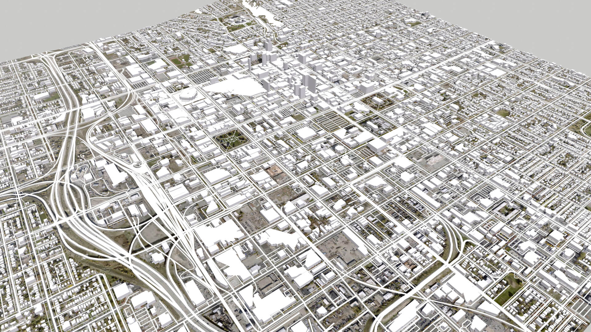 Cityscape Salt Lake City Utah USA - 3D Model by clickshop3d