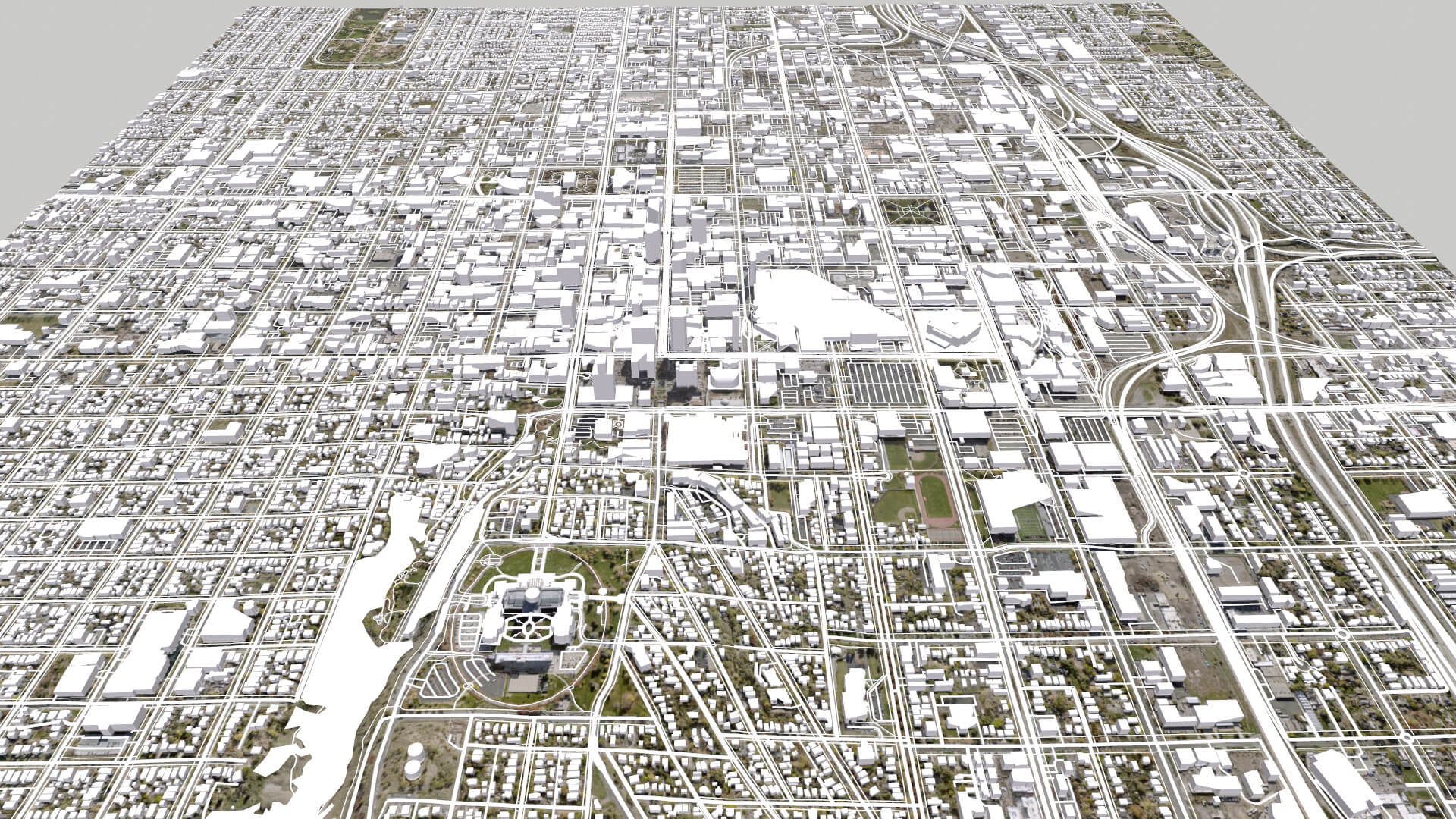 Cityscape Salt Lake City Utah USA - 3D Model by clickshop3d