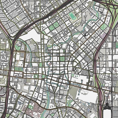 Cityscape San Antonio Alberta - 3D Model by clickshop3d