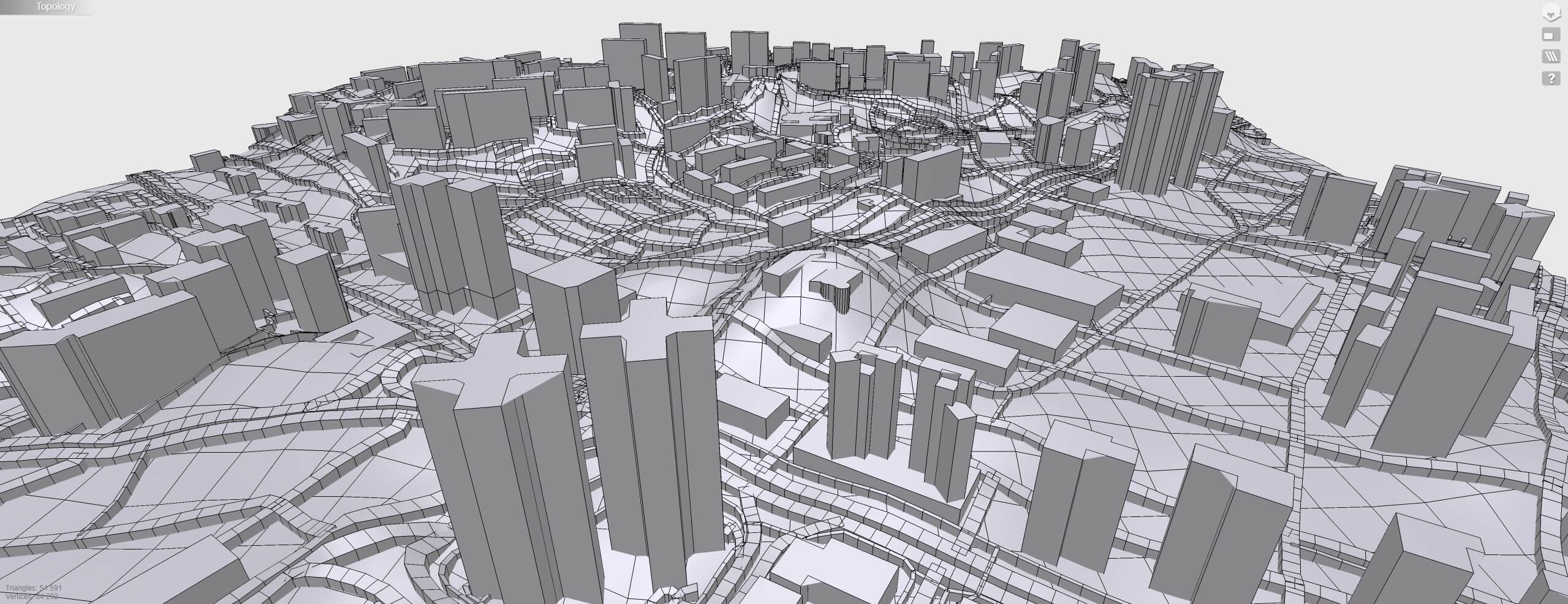 Cityscape Seoul South Korea - 3D Model by clickshop3d