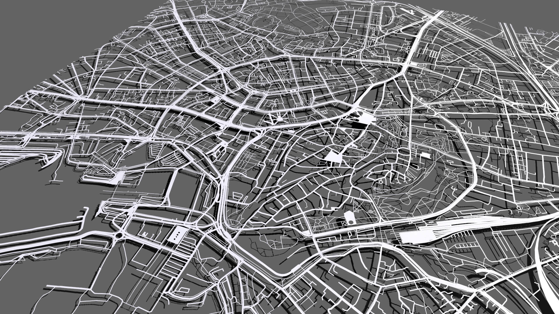 Cityscape Tallinn Estonia - 3D Model by clickshop3d