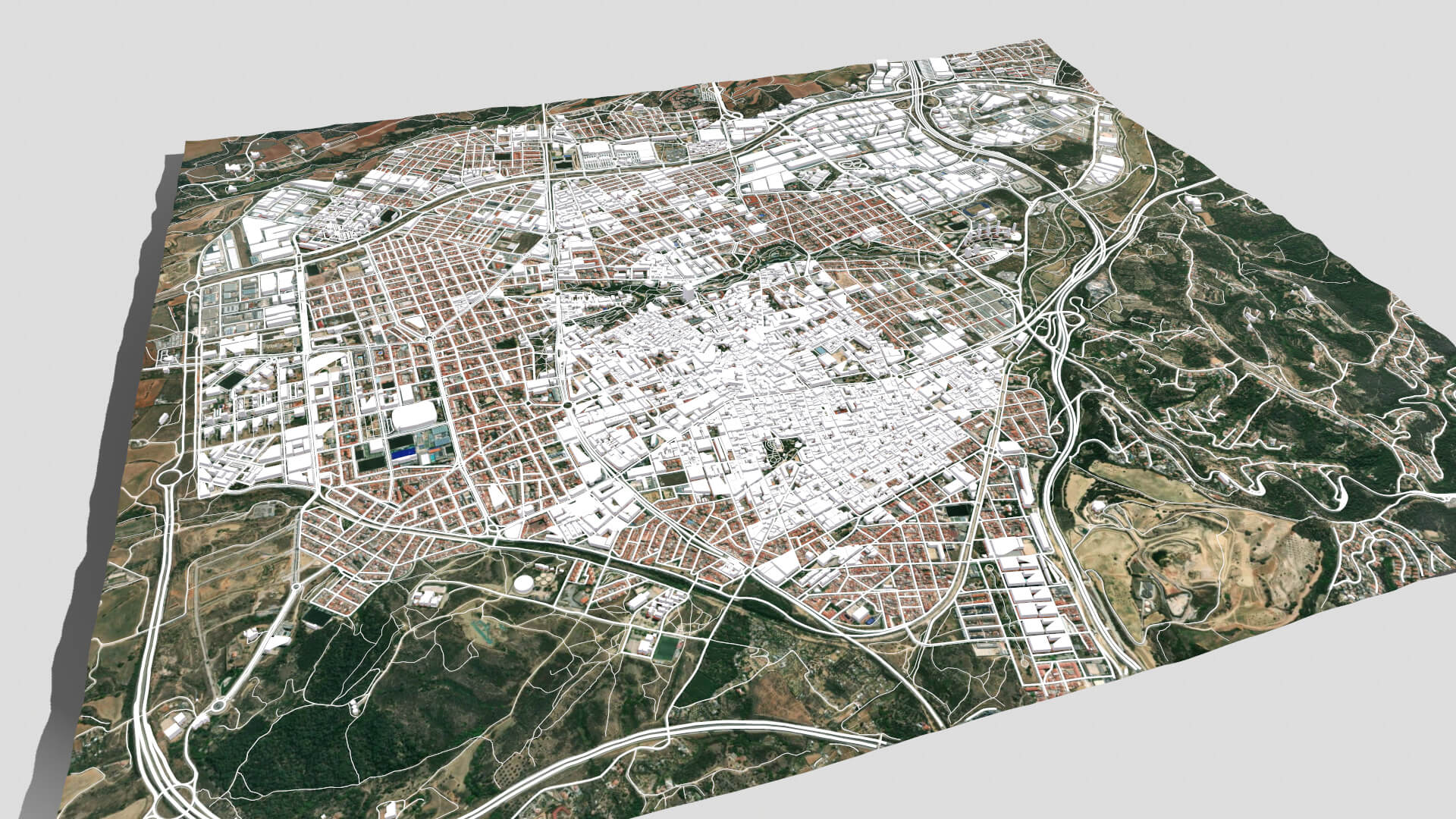 Cityscape Terrassa Spain - 3D Model by clickshop3d