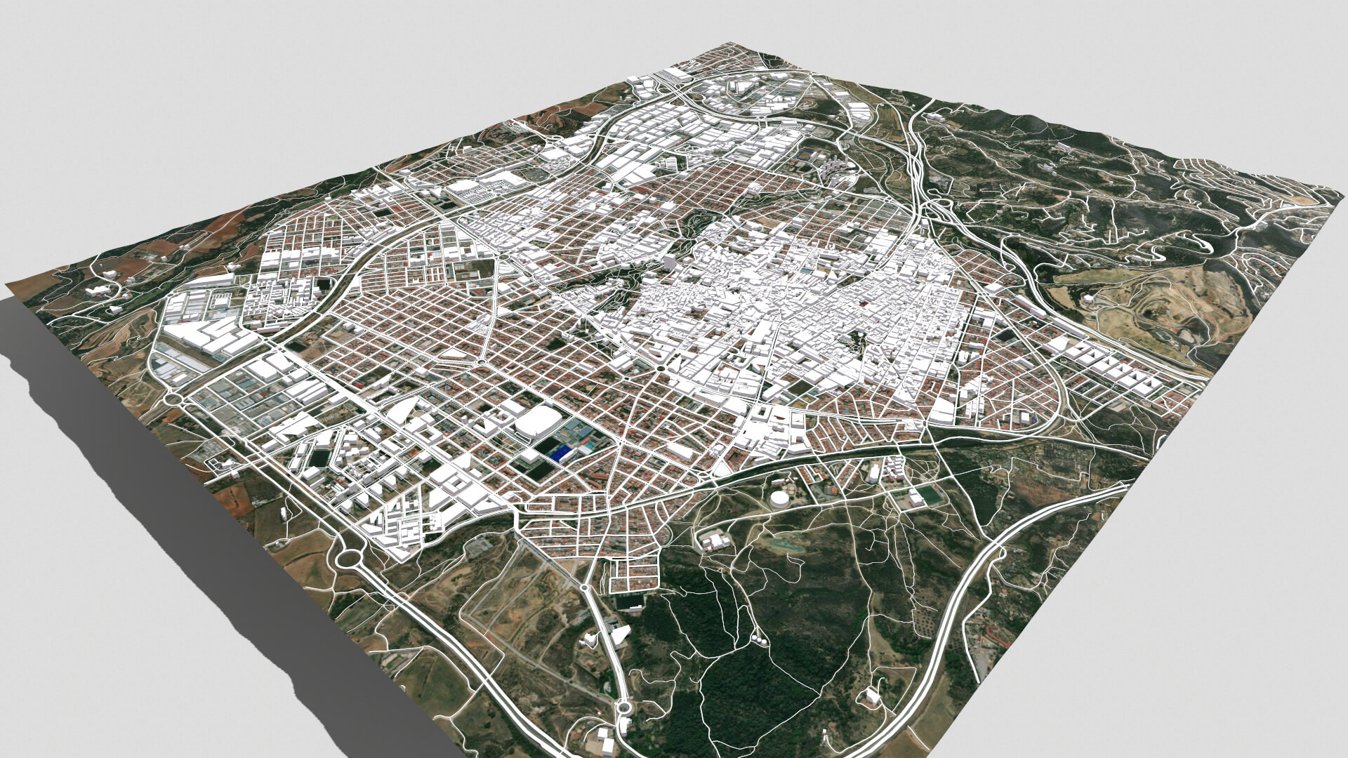 Cityscape Terrassa Spain - 3D Model by clickshop3d