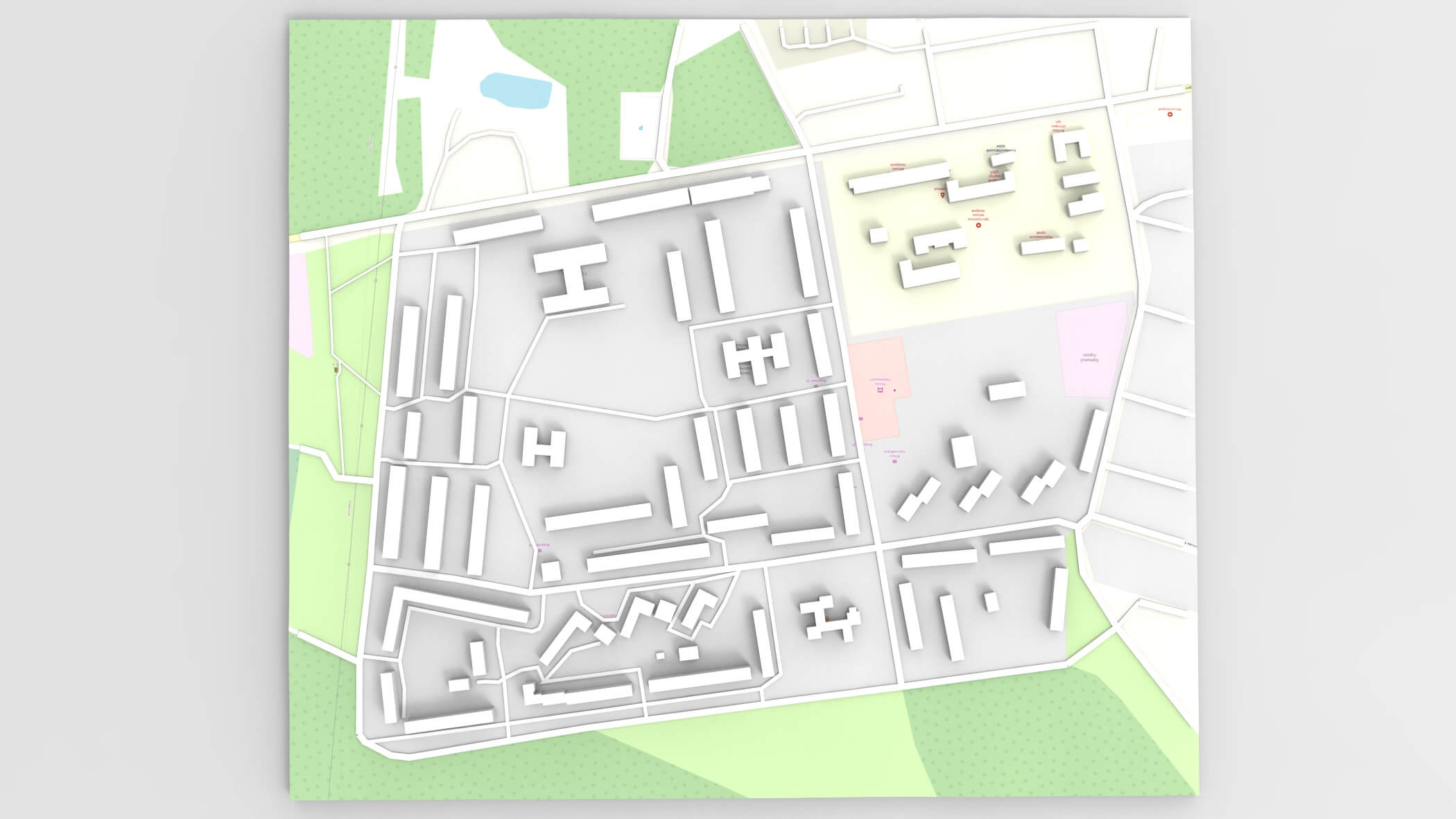 Cityscape Toretsk Ukraine - 3D Model by clickshop3d