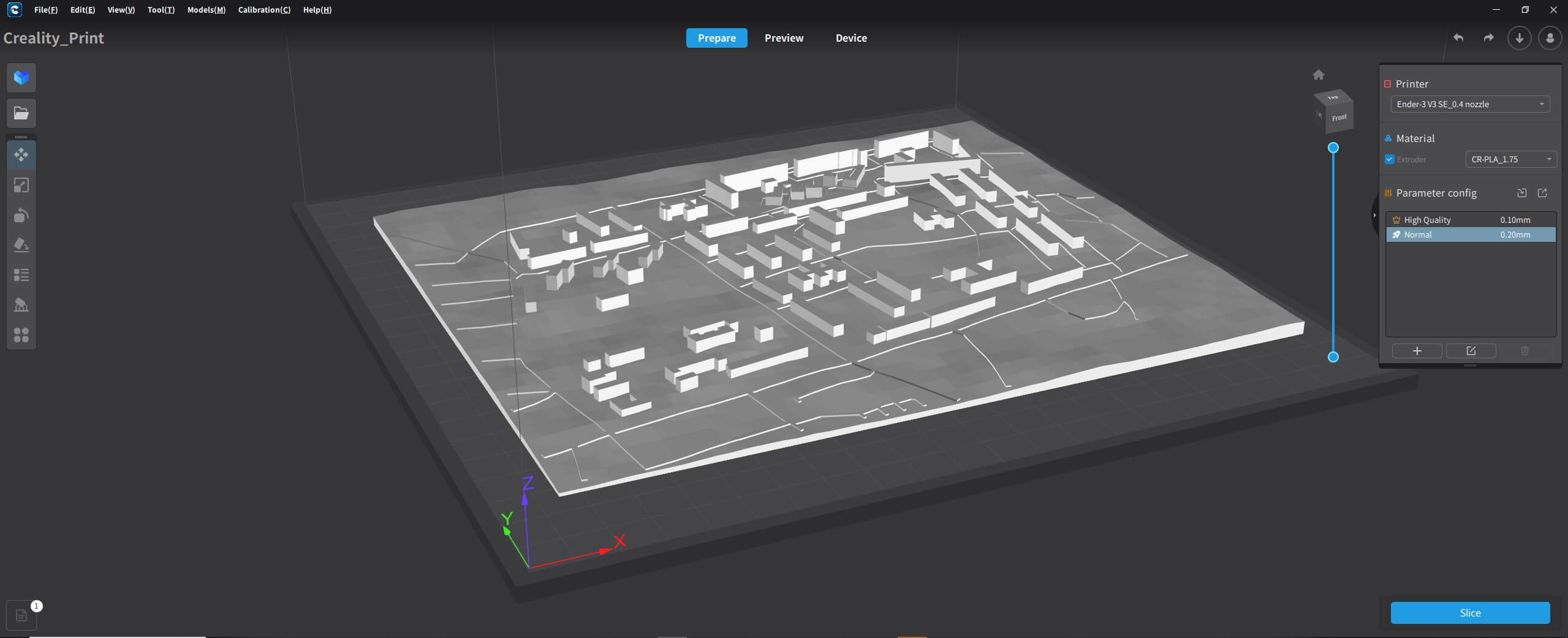 Cityscape Toretsk Ukraine - 3D Model by clickshop3d