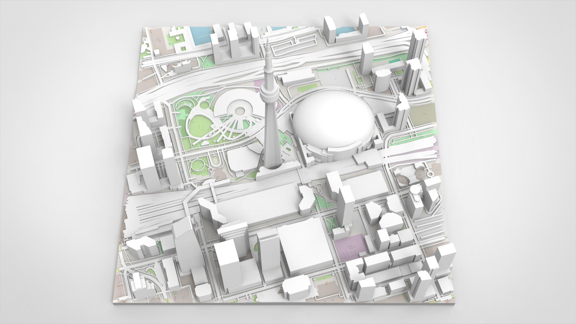 Cityscape Toronto Canada - 3D Model by clickshop3d