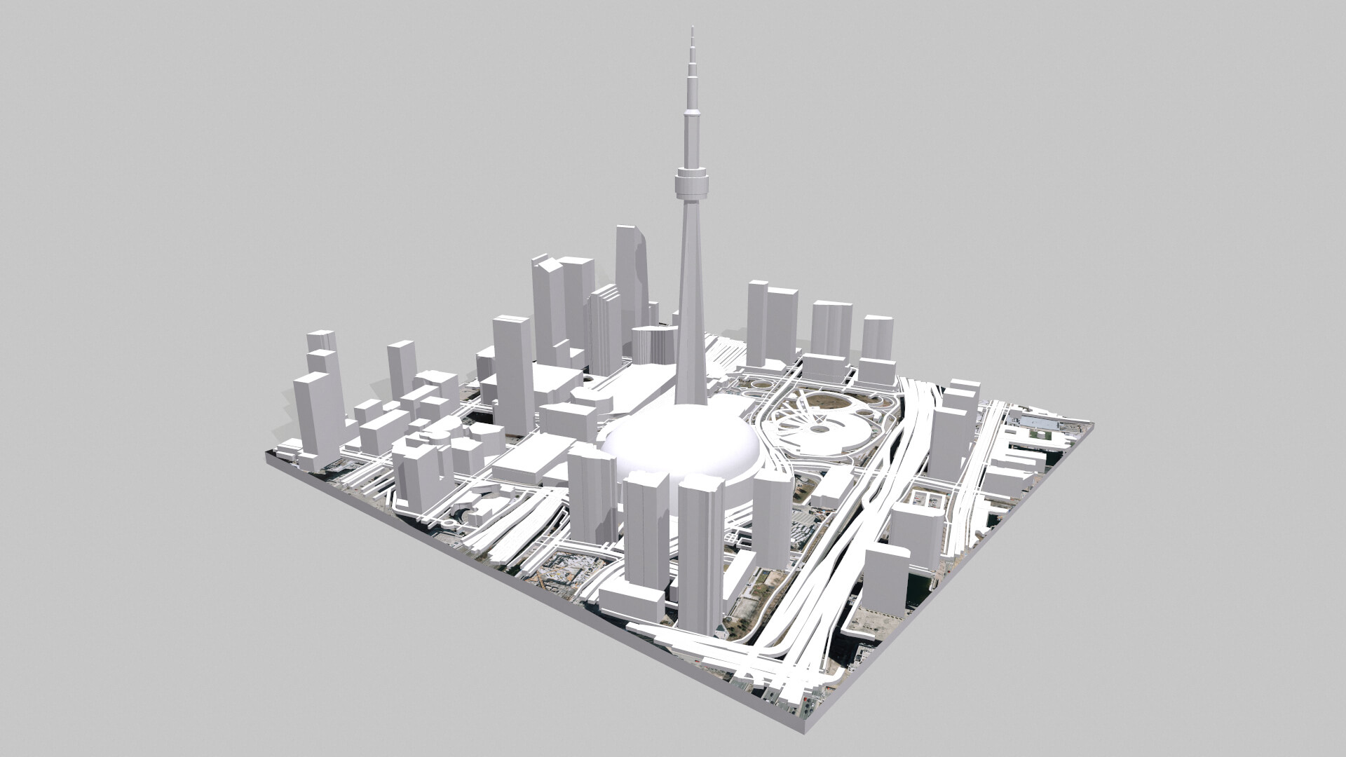 Cityscape Toronto Canada - 3D Model by clickshop3d