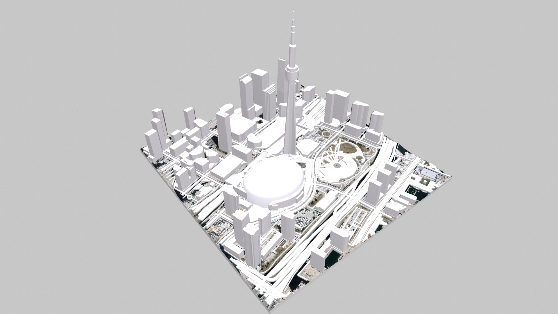 Cityscape Toronto Canada - 3D Model by clickshop3d