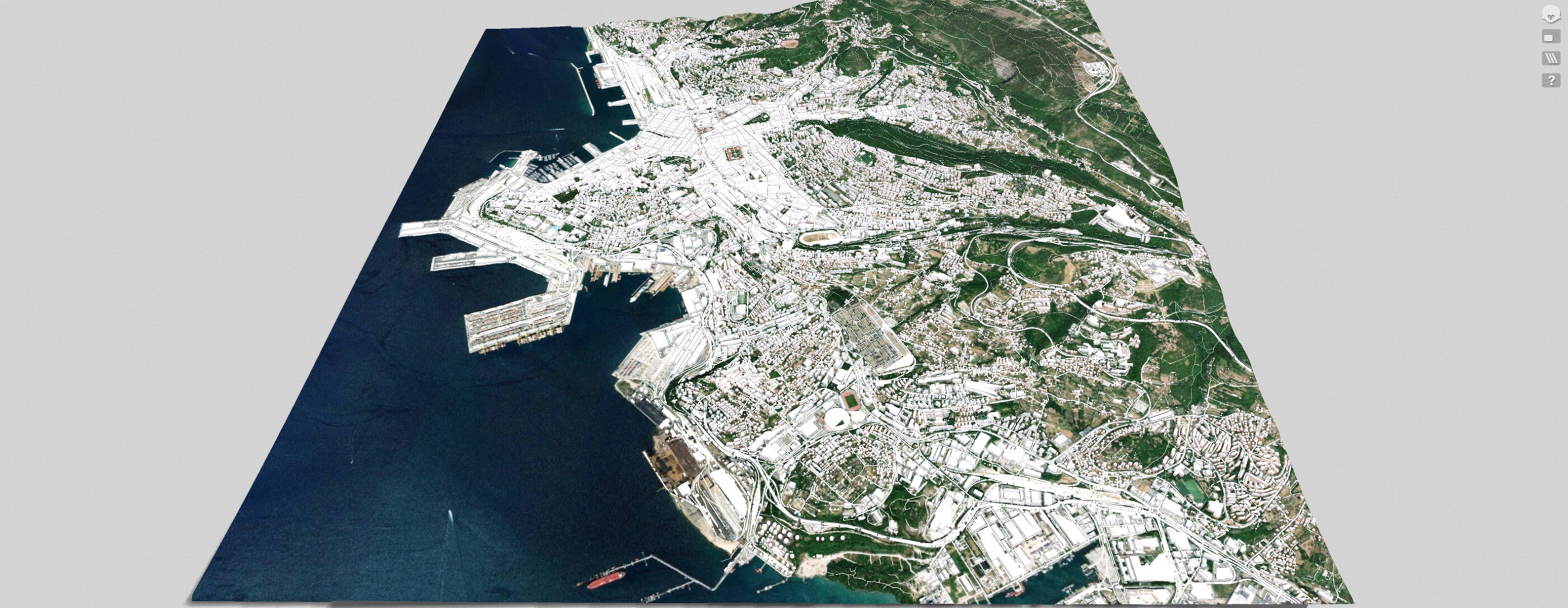 Cityscape Trieste Italy - 3D Model by clickshop3d