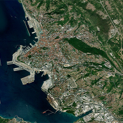 Cityscape Trieste Italy - 3D Model by clickshop3d