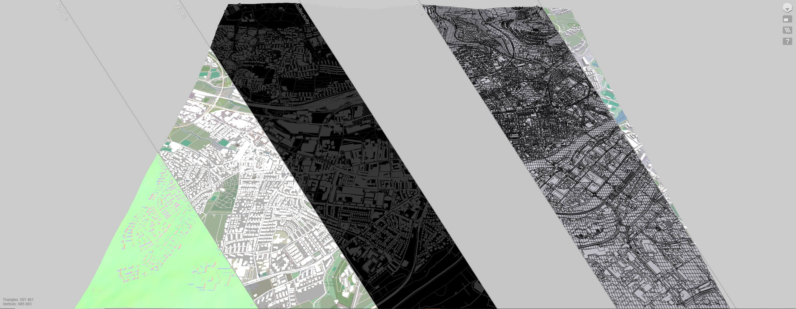 Cityscape Ulm Germany - 3D Model by clickshop3d