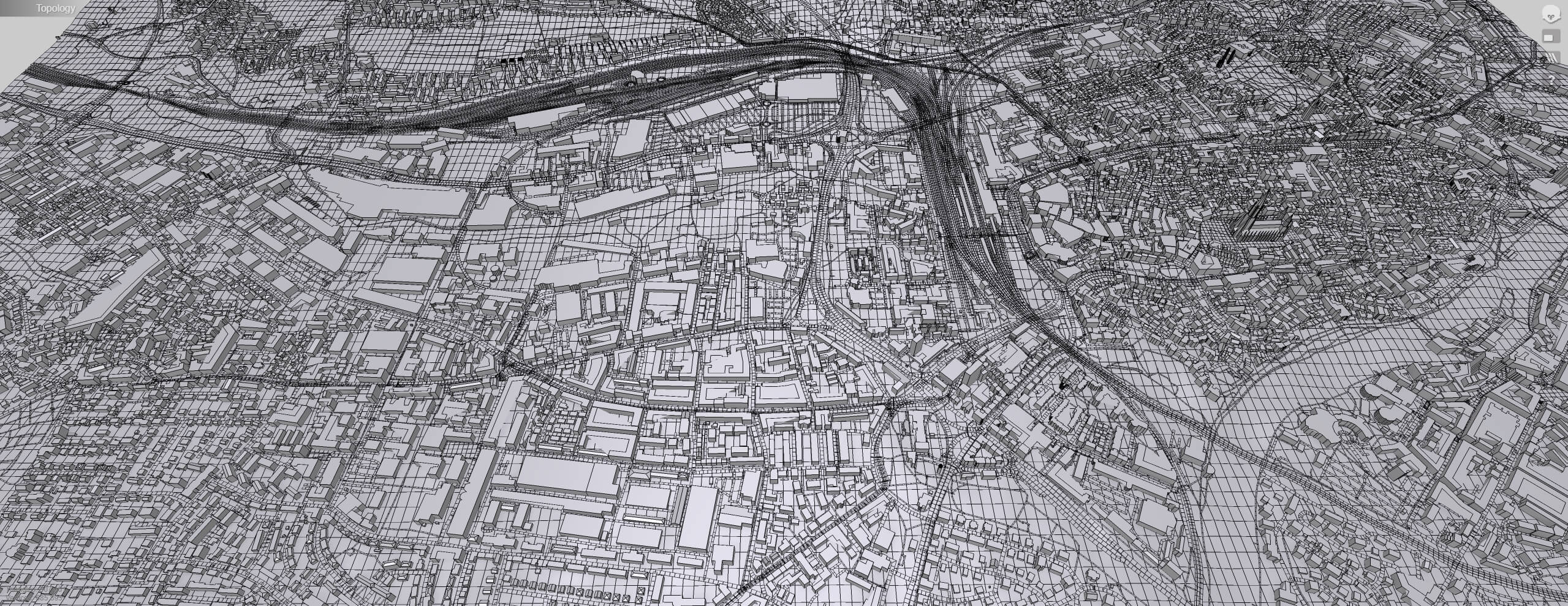 Cityscape Ulm Germany - 3D Model by clickshop3d