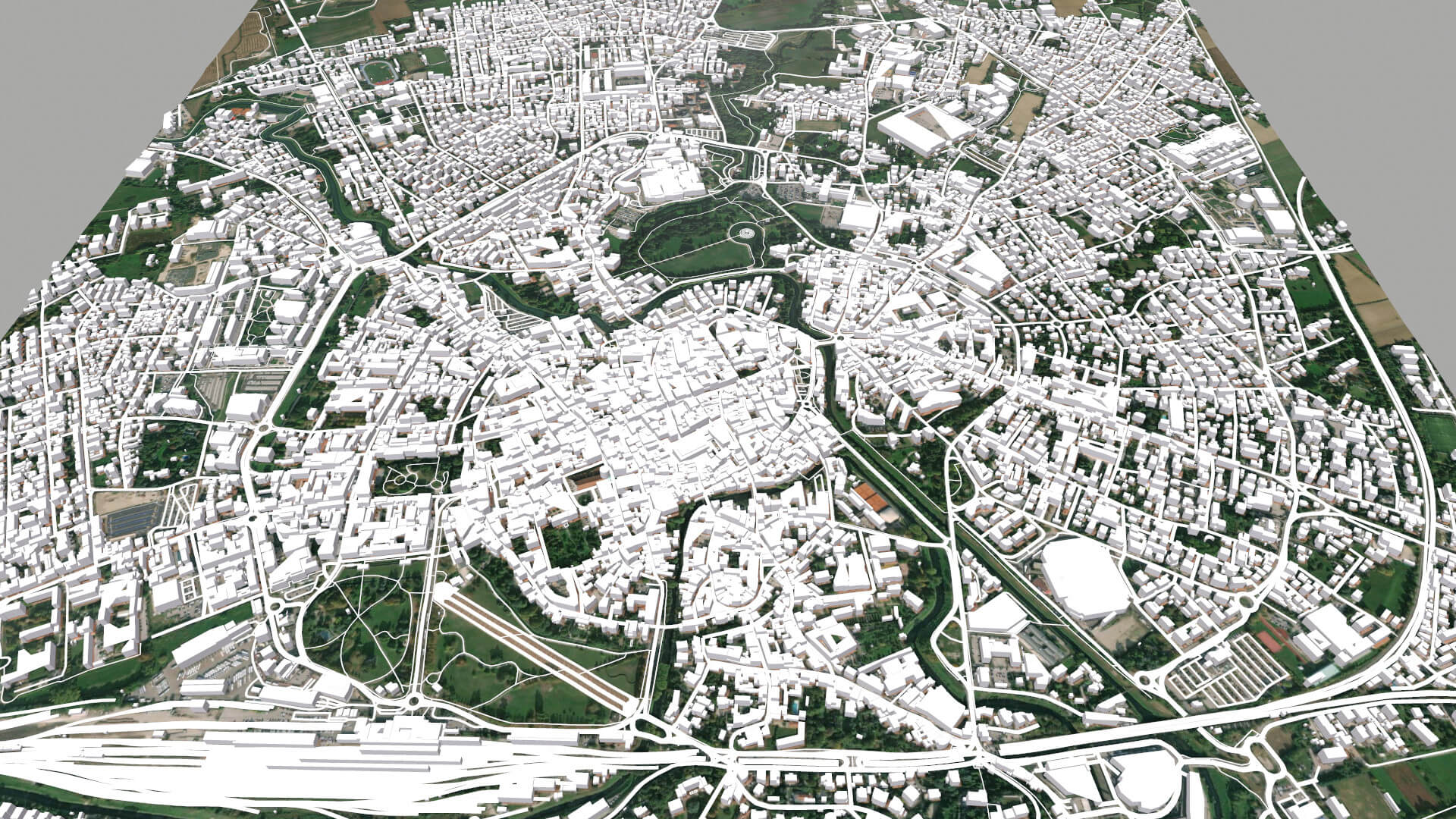 Cityscape Vicenza Venice Italy - 3D Model by clickshop3d