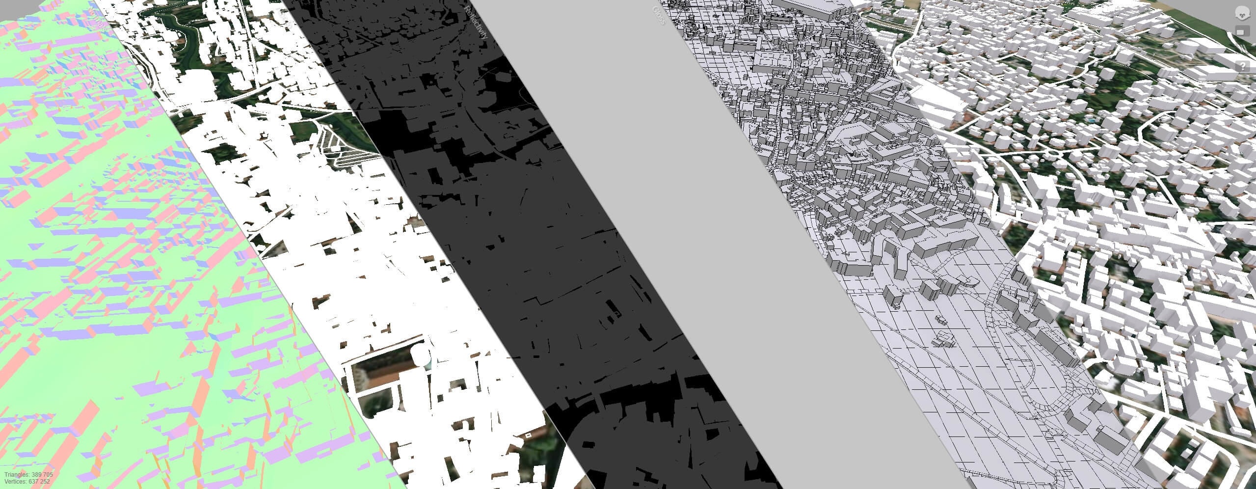 Cityscape Vicenza Venice Italy - 3D Model by clickshop3d