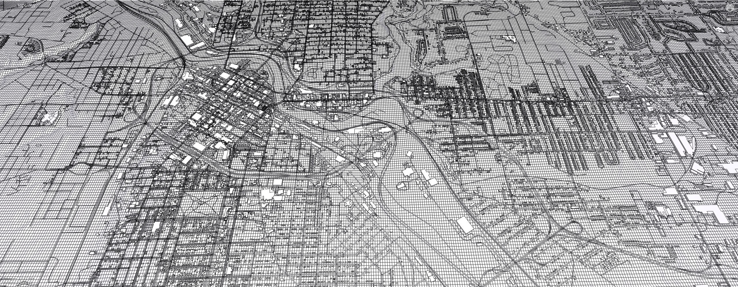 Cityscape Youngstown USA - 3D Model by clickshop3d