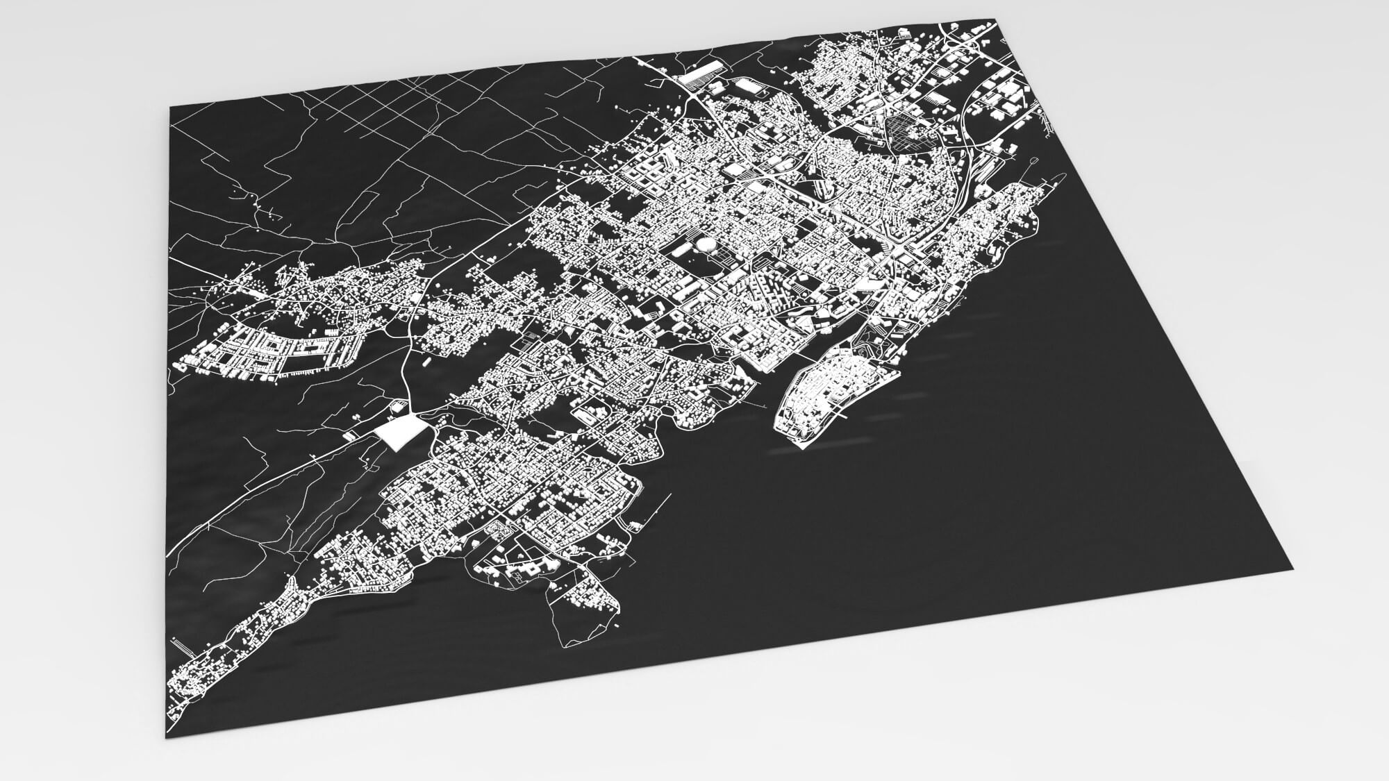 Cityscape Zadar Croatia - 3D Model by clickshop3d