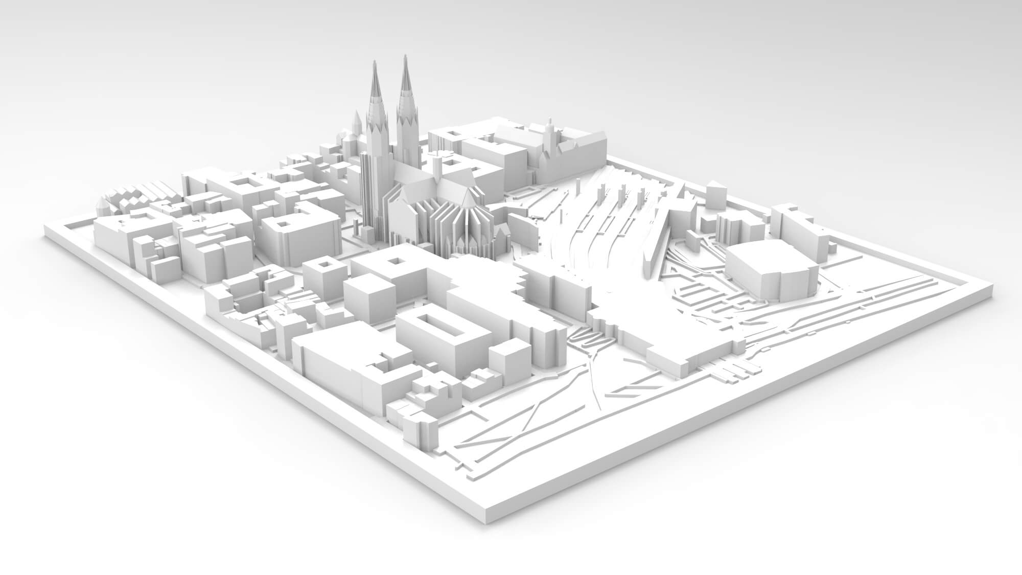 Cologne Cathedral Germany - 3D Model by clickshop3d