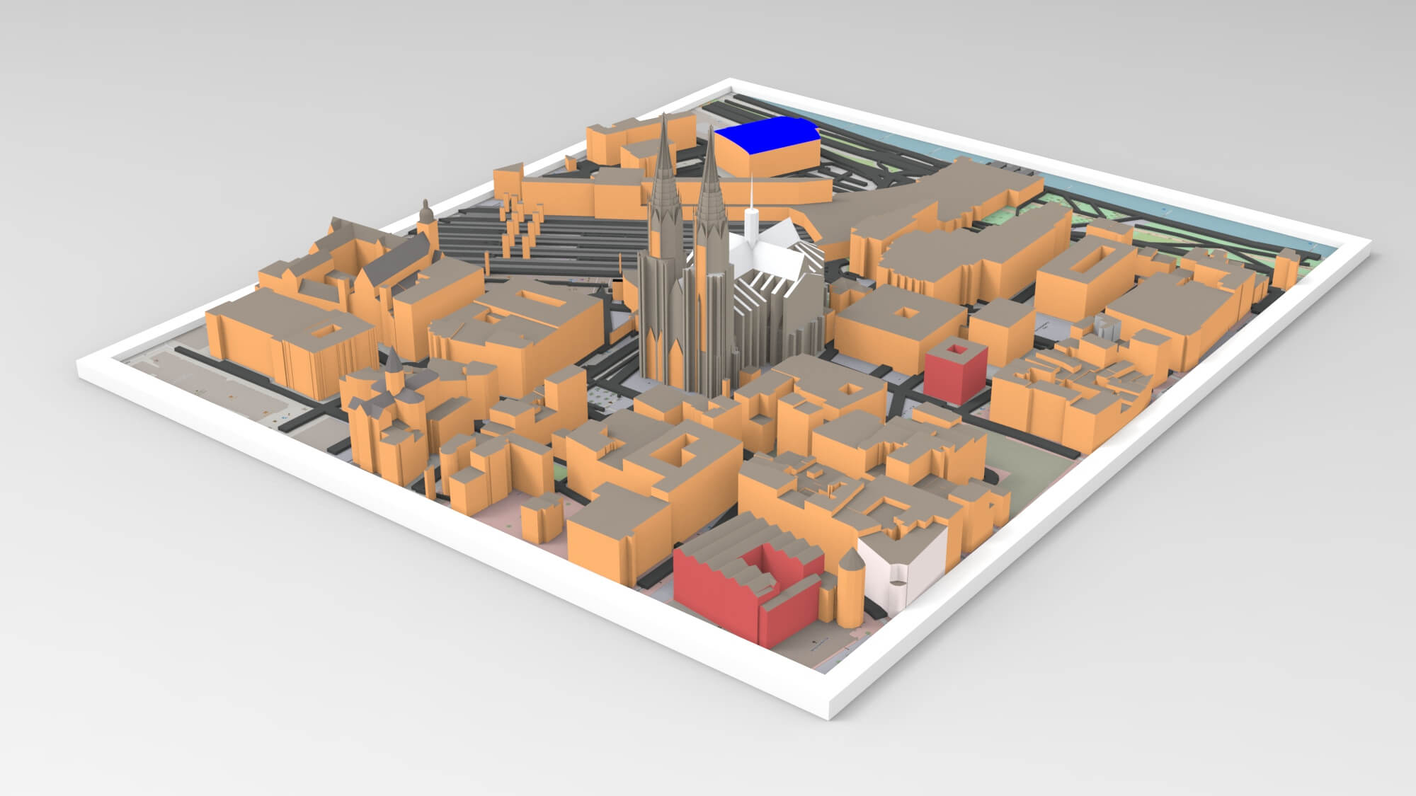 Cologne Cathedral Germany - 3D Model by clickshop3d