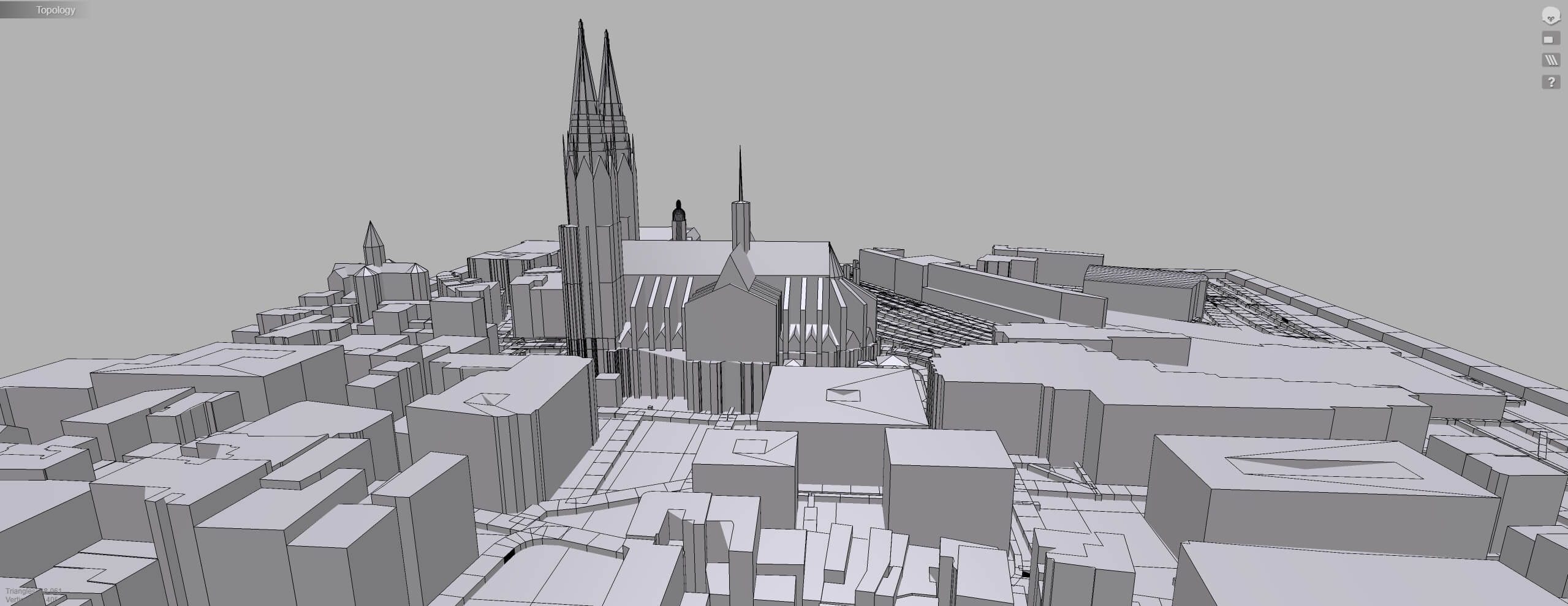 Cologne Cathedral Germany - 3D Model by clickshop3d
