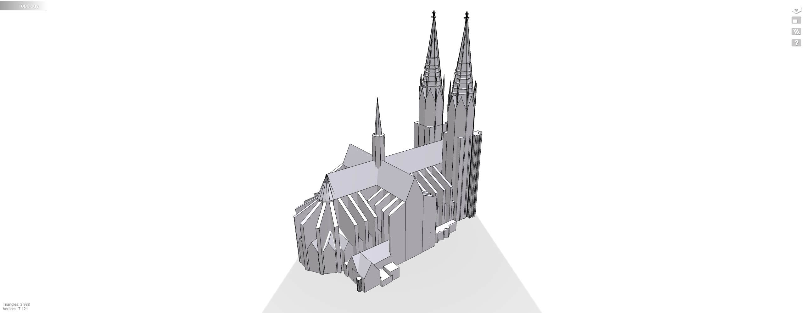 Cologne Cathedral Germany - 3D Model by clickshop3d