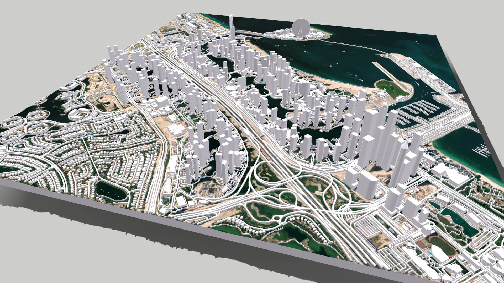 Dubai Marina United Arab Emirates - 3D Model by clickshop3d