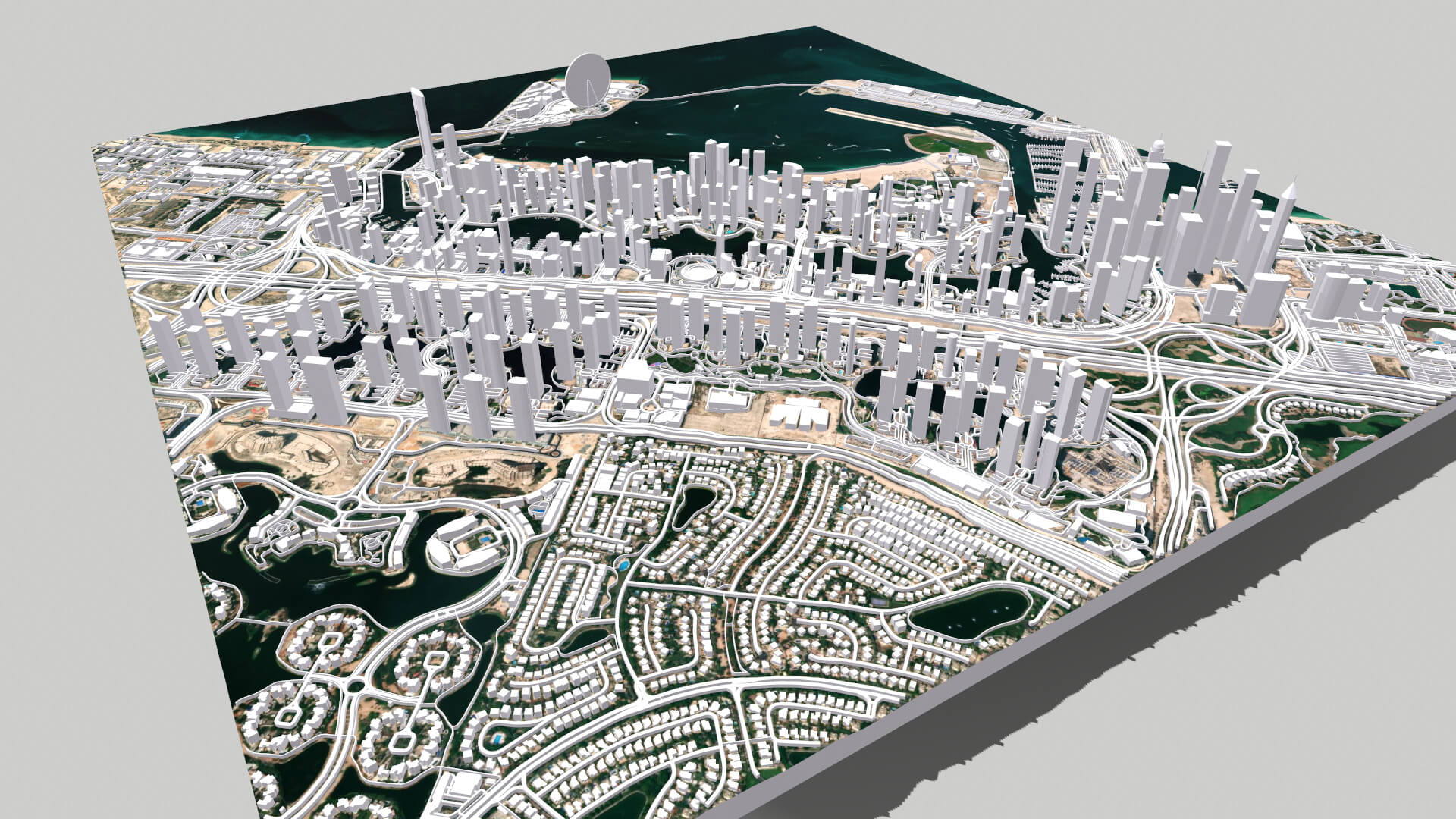 Dubai Marina United Arab Emirates - 3D Model by clickshop3d