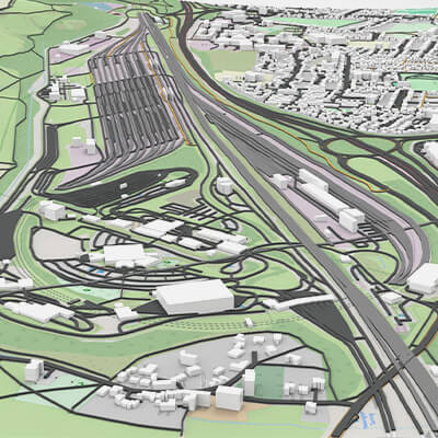 Eurotunnel Terminal Building Folkestone - 3D Model by clickshop3d