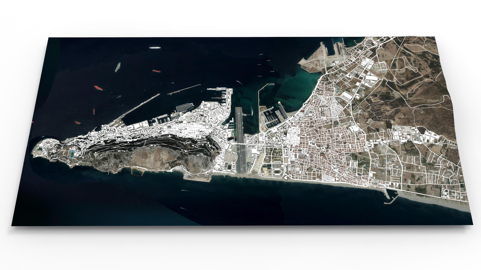 Gibraltar British Overseas - 3D Model by clickshop3d