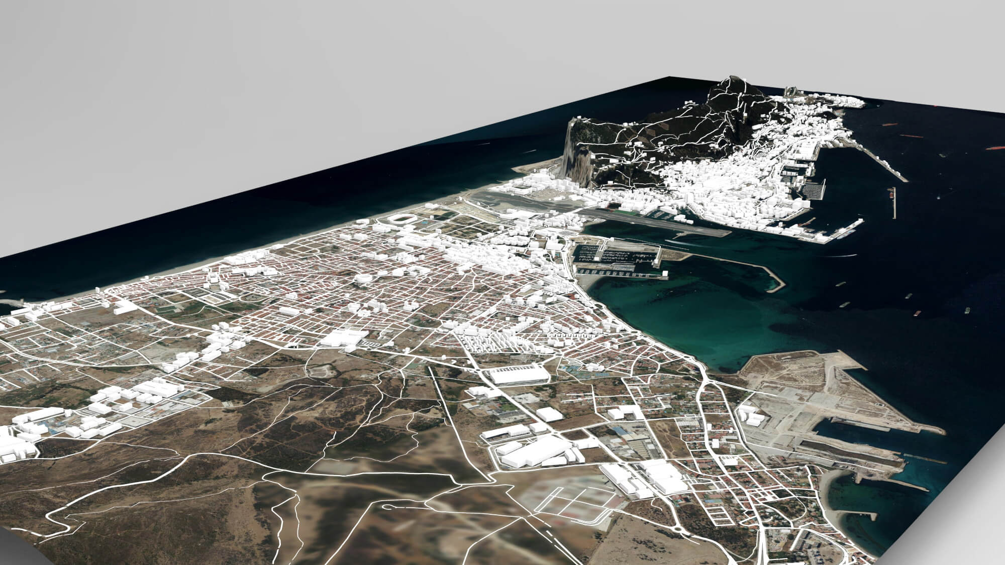 Gibraltar British Overseas - 3D Model by clickshop3d