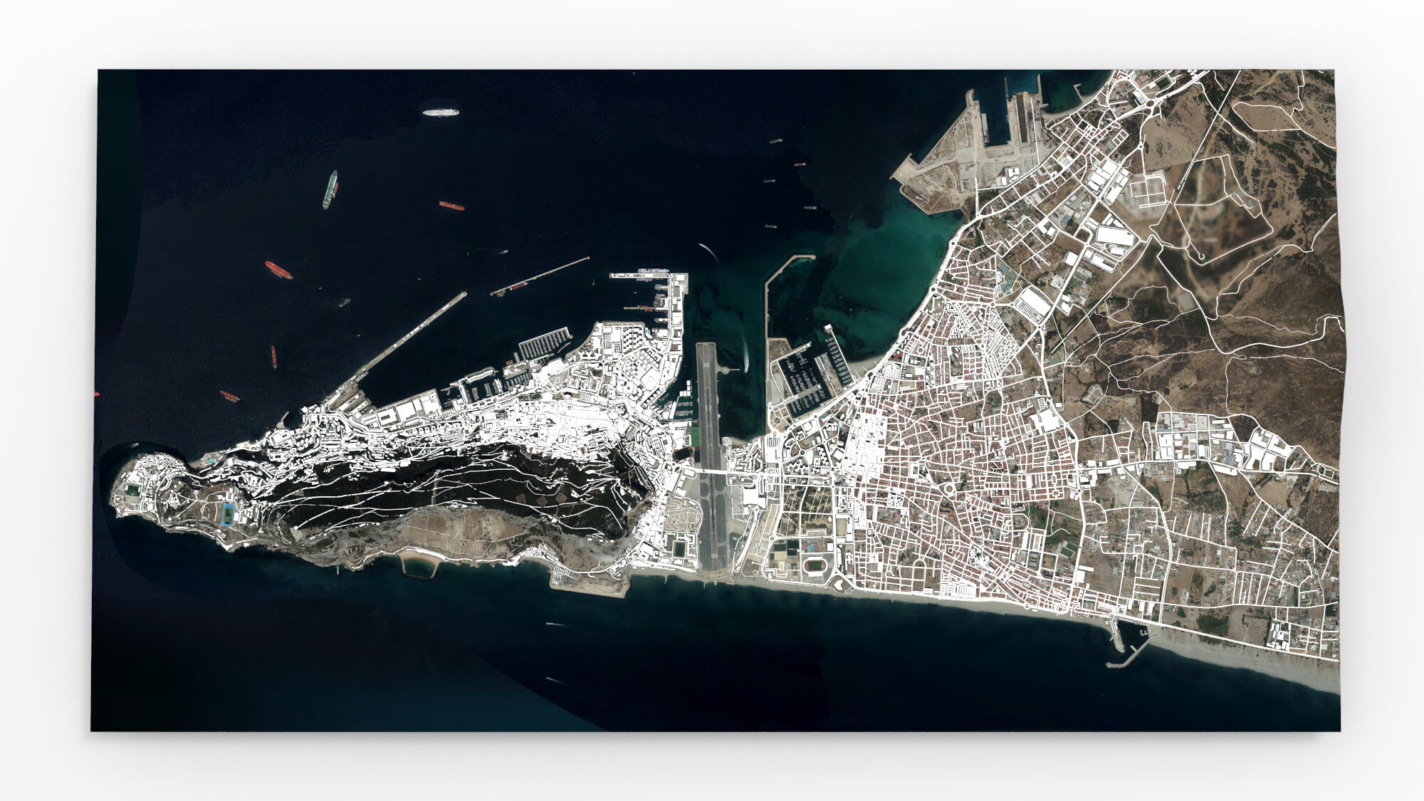 Gibraltar British Overseas - 3D Model by clickshop3d