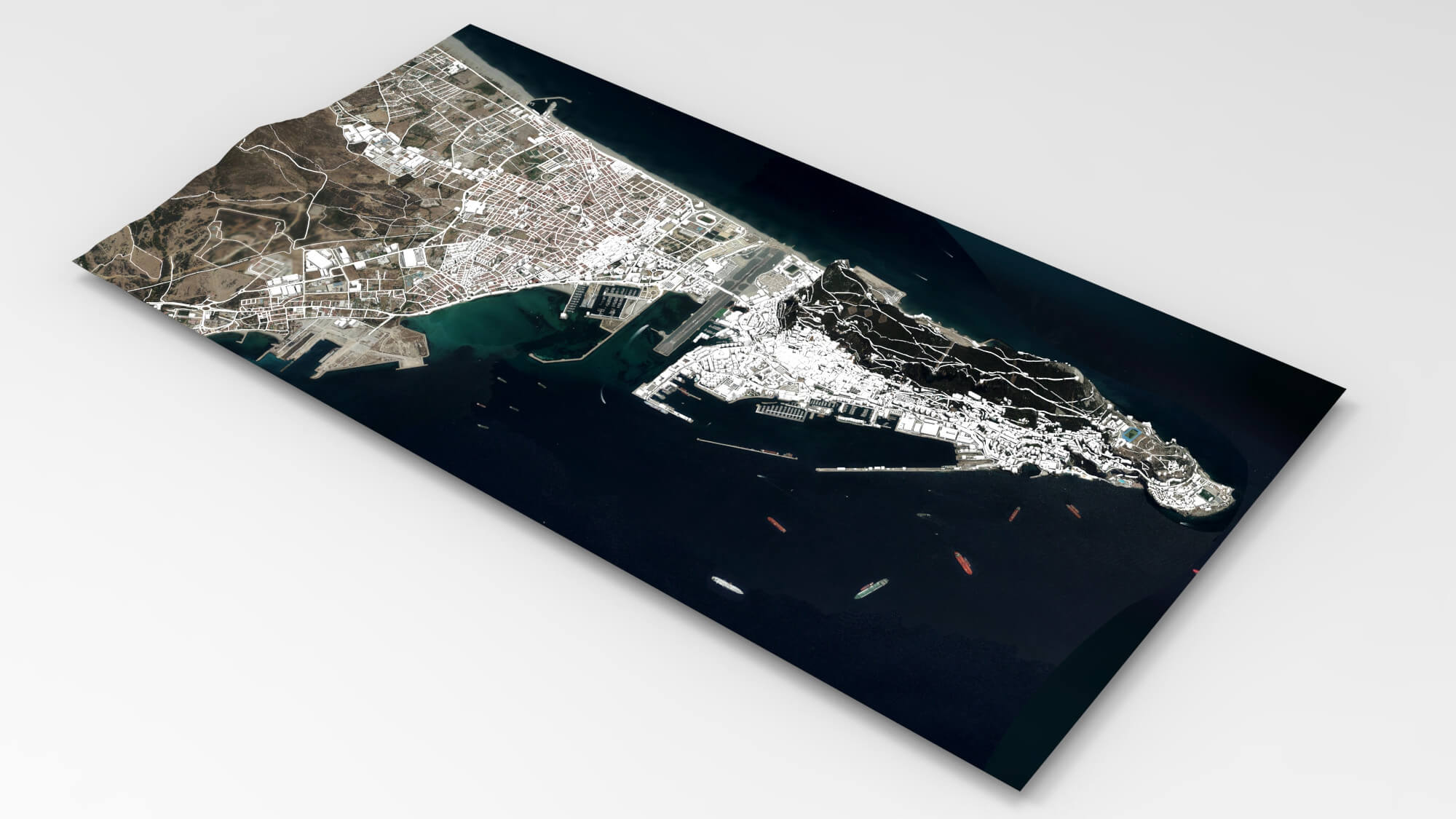 Gibraltar British Overseas - 3D Model by clickshop3d