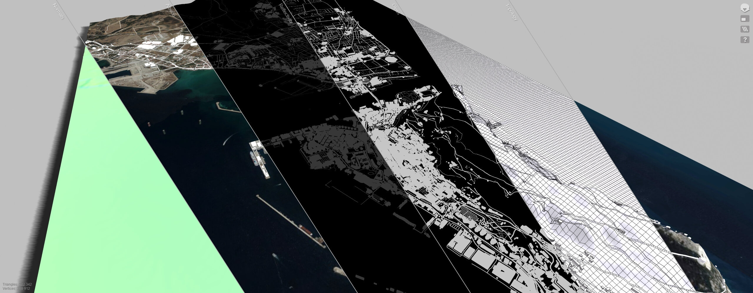 Gibraltar British Overseas - 3D Model by clickshop3d