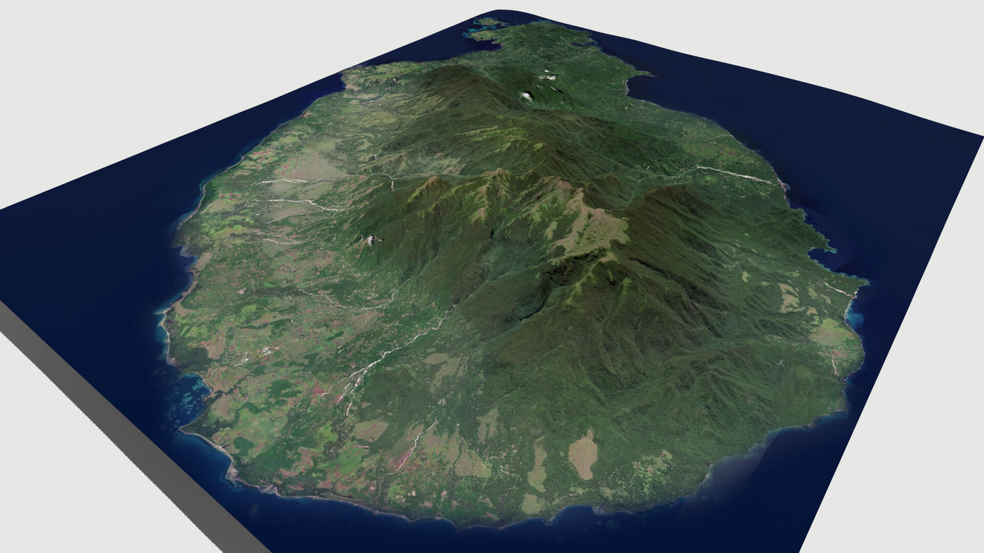 Goodenough Island Solomon Sea - 3D Model by clickshop3d