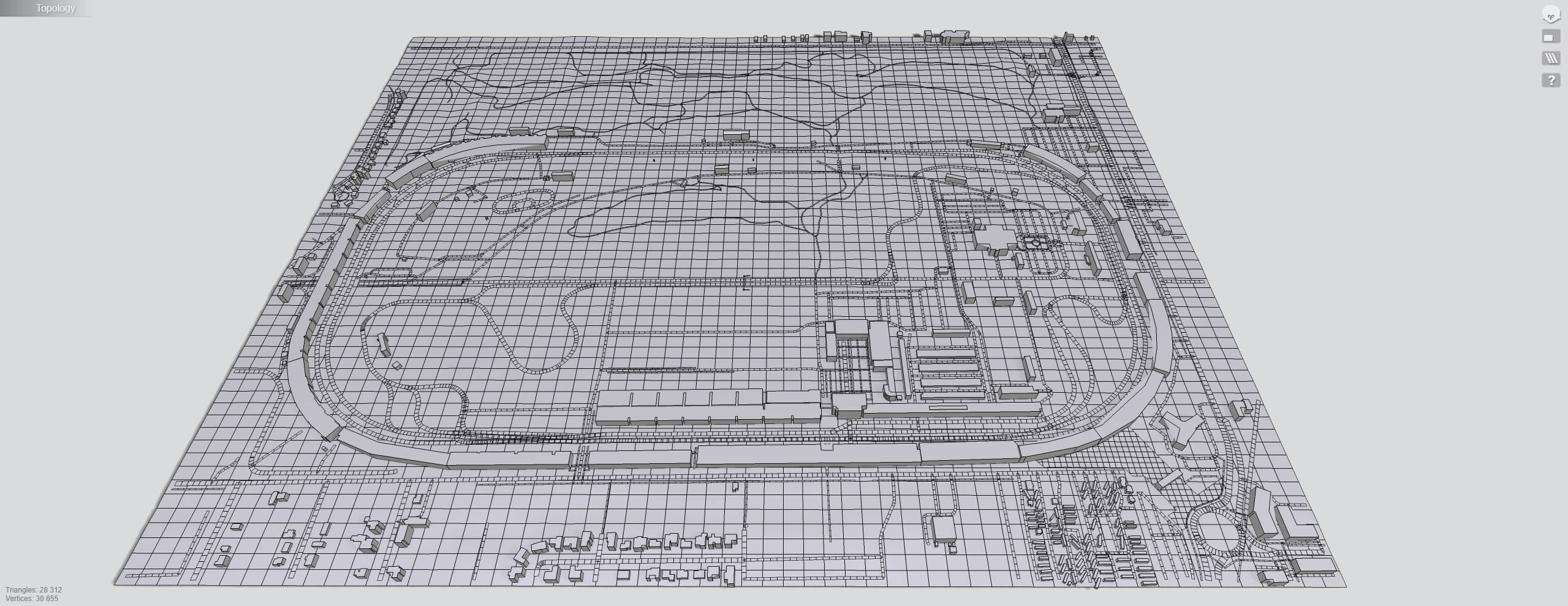 Indianapolis Motor Speedway - 3D Model by clickshop3d