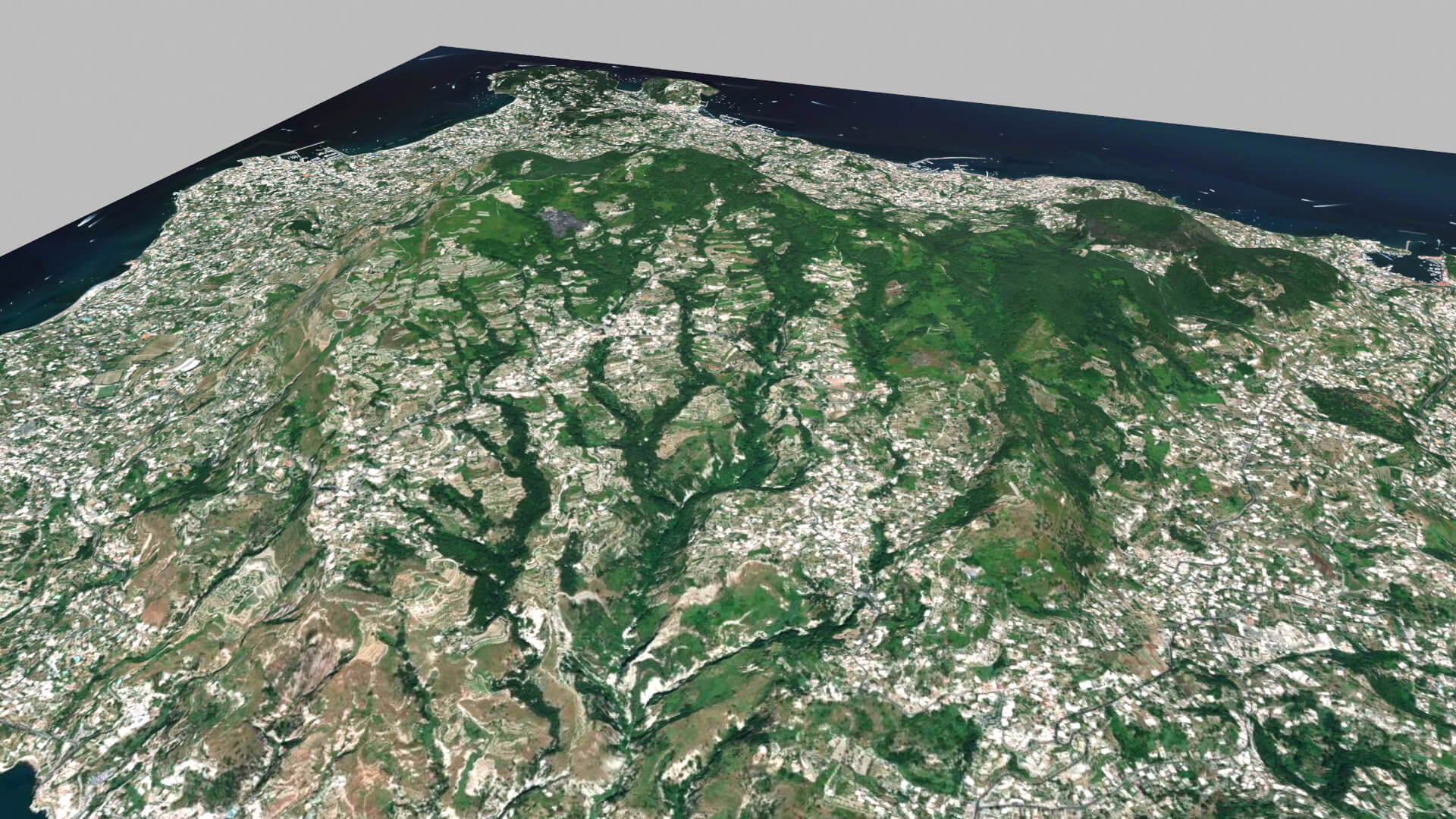 Ischia Volcanic Island Tyrrhenian Sea - 3D Model by clickshop3d