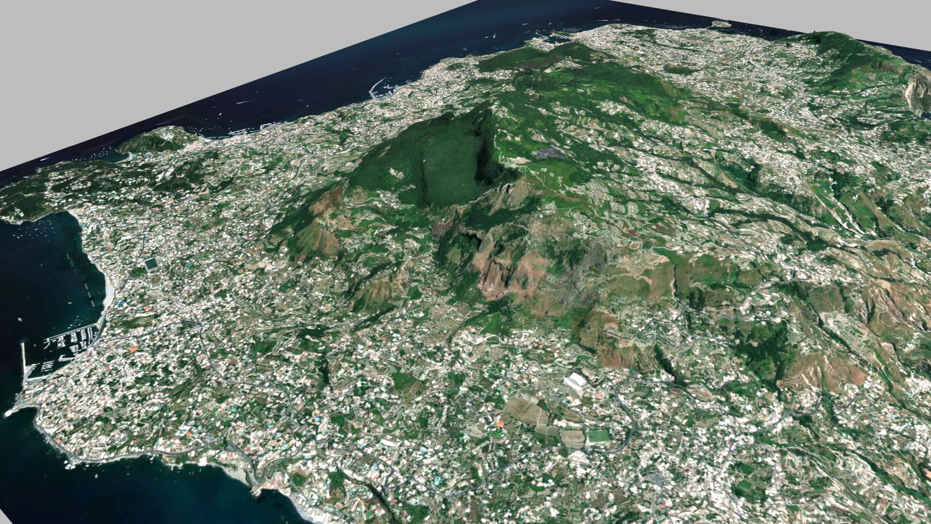 Ischia Volcanic Island Tyrrhenian Sea - 3D Model by clickshop3d