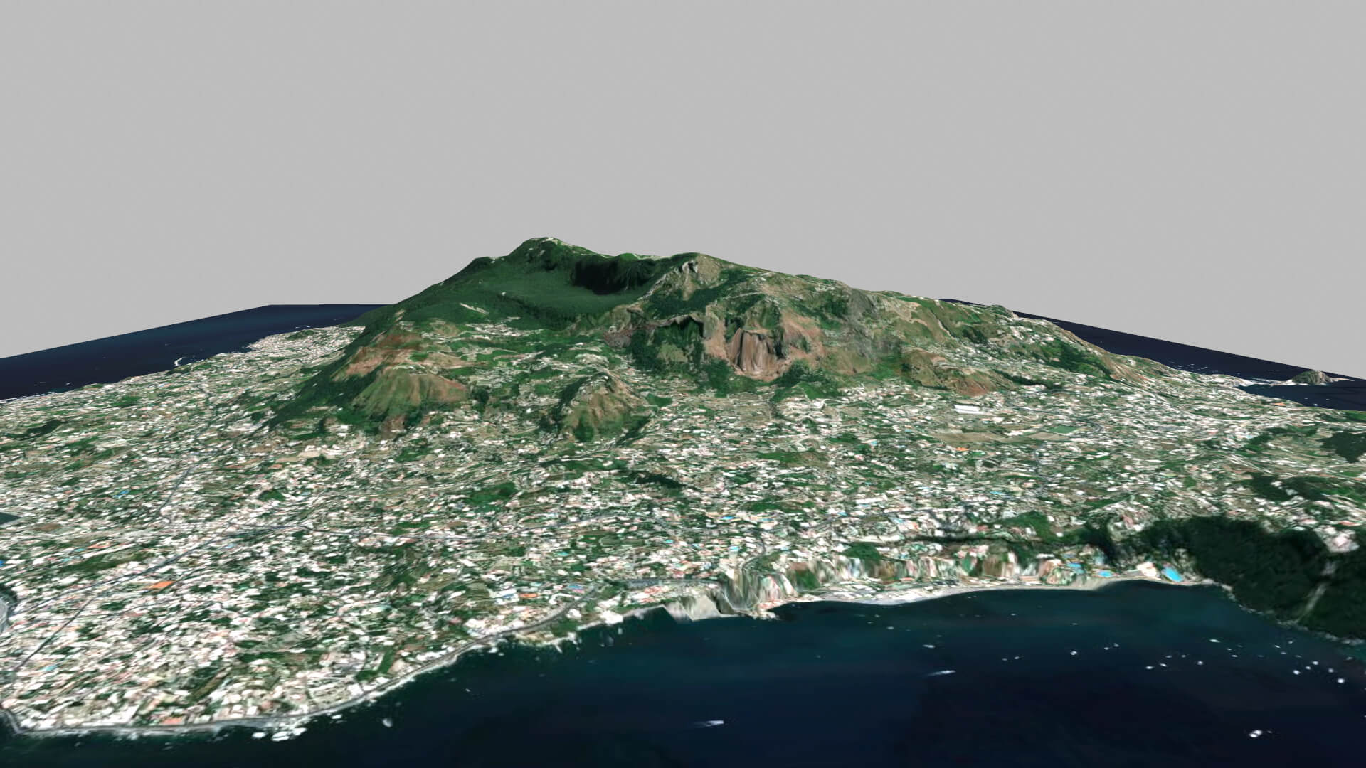 Ischia Volcanic Island Tyrrhenian Sea - 3D Model by clickshop3d