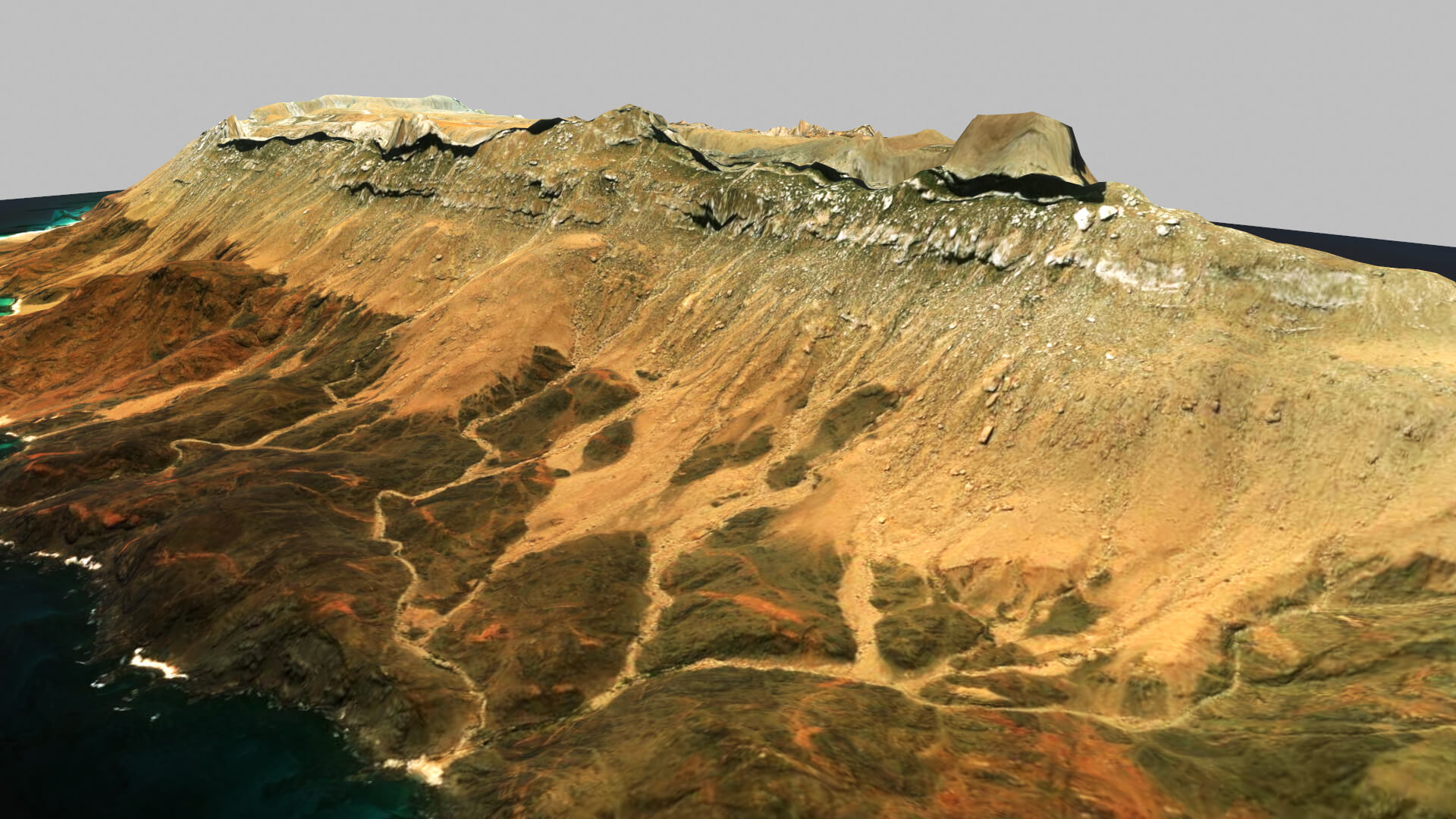 Island Samha Yemen - 3D Model by clickshop3d