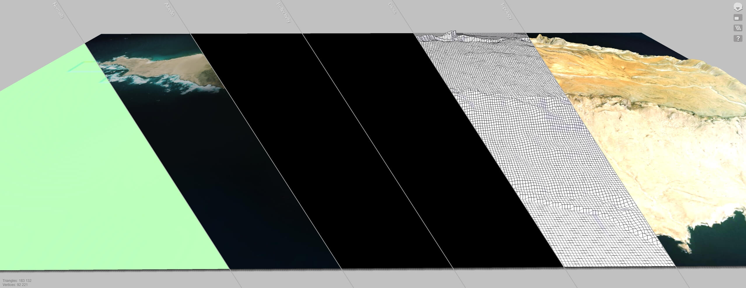 Island Samha Yemen - 3D Model by clickshop3d