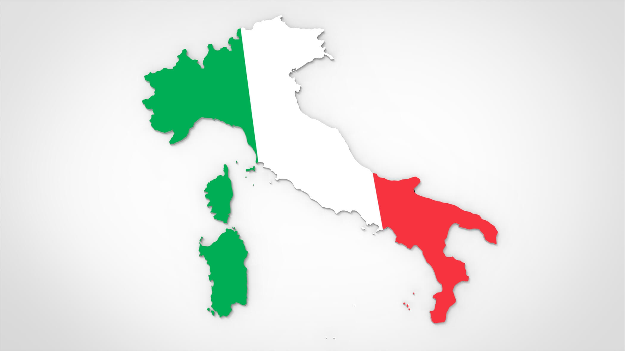 Italy 3D Map by clickshop3d