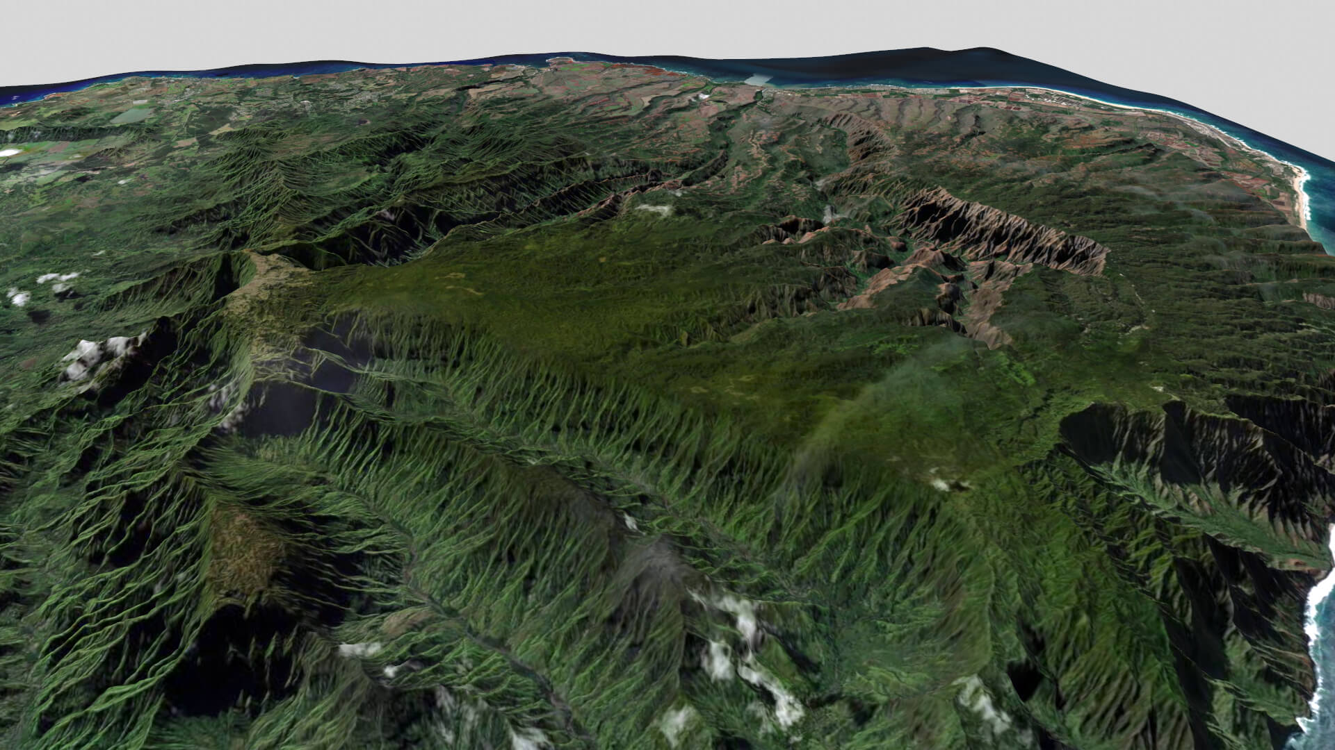 Kauai Hawaiian Island - 3D Model by clickshop3d