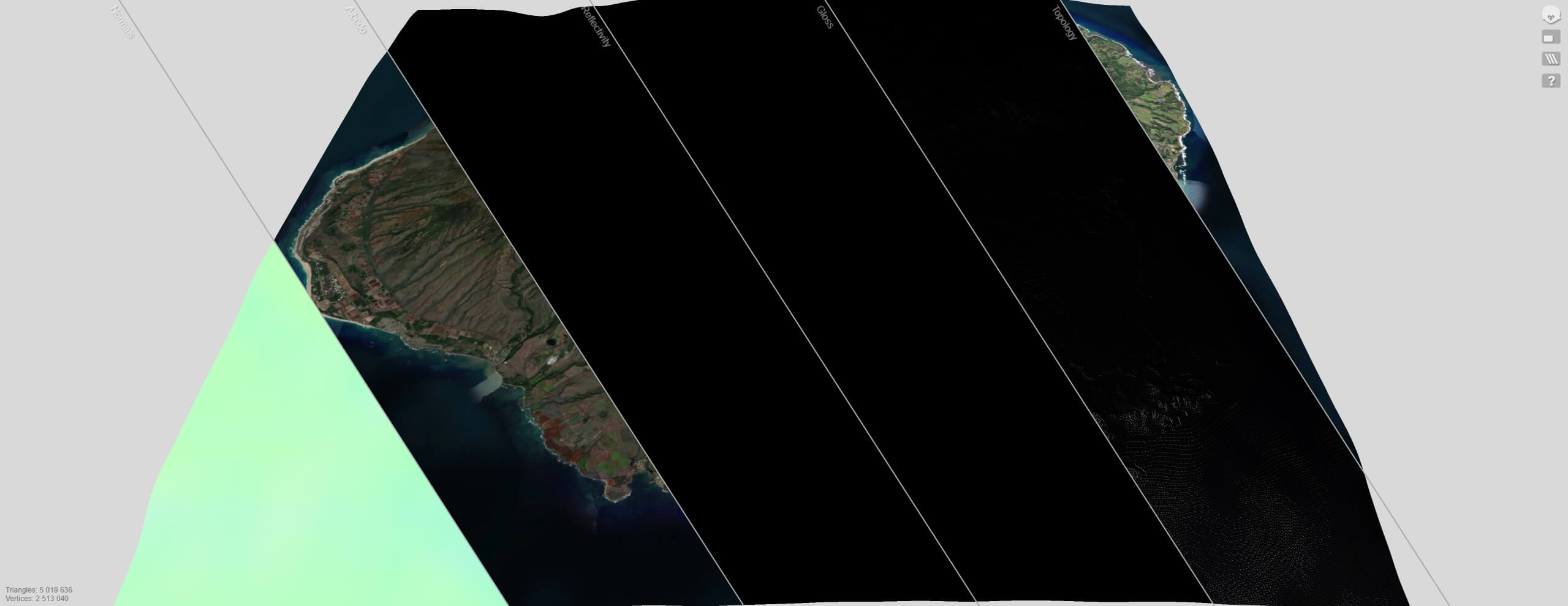 Kauai Hawaiian Island - 3D Model by clickshop3d