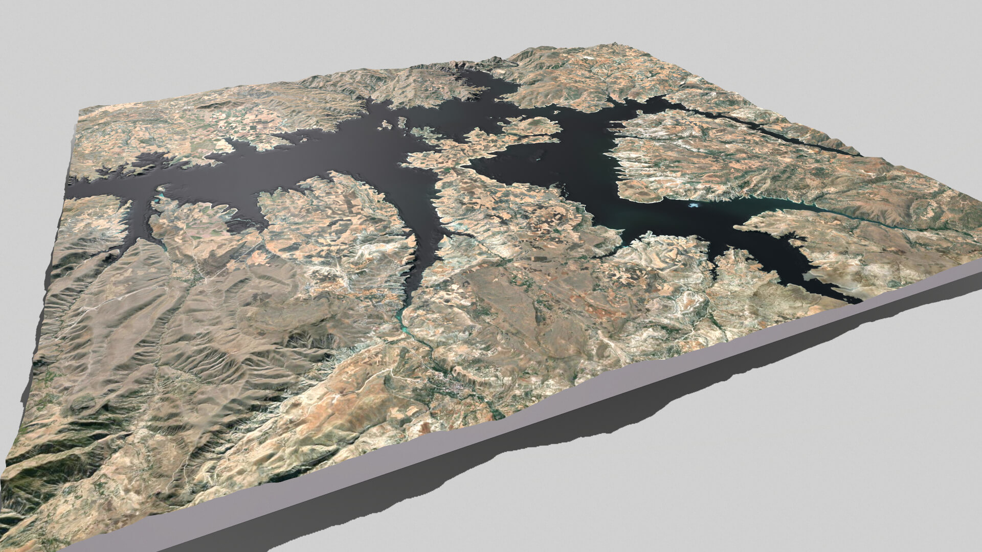 Keban Dam Lake - 3D Model by clickshop3d