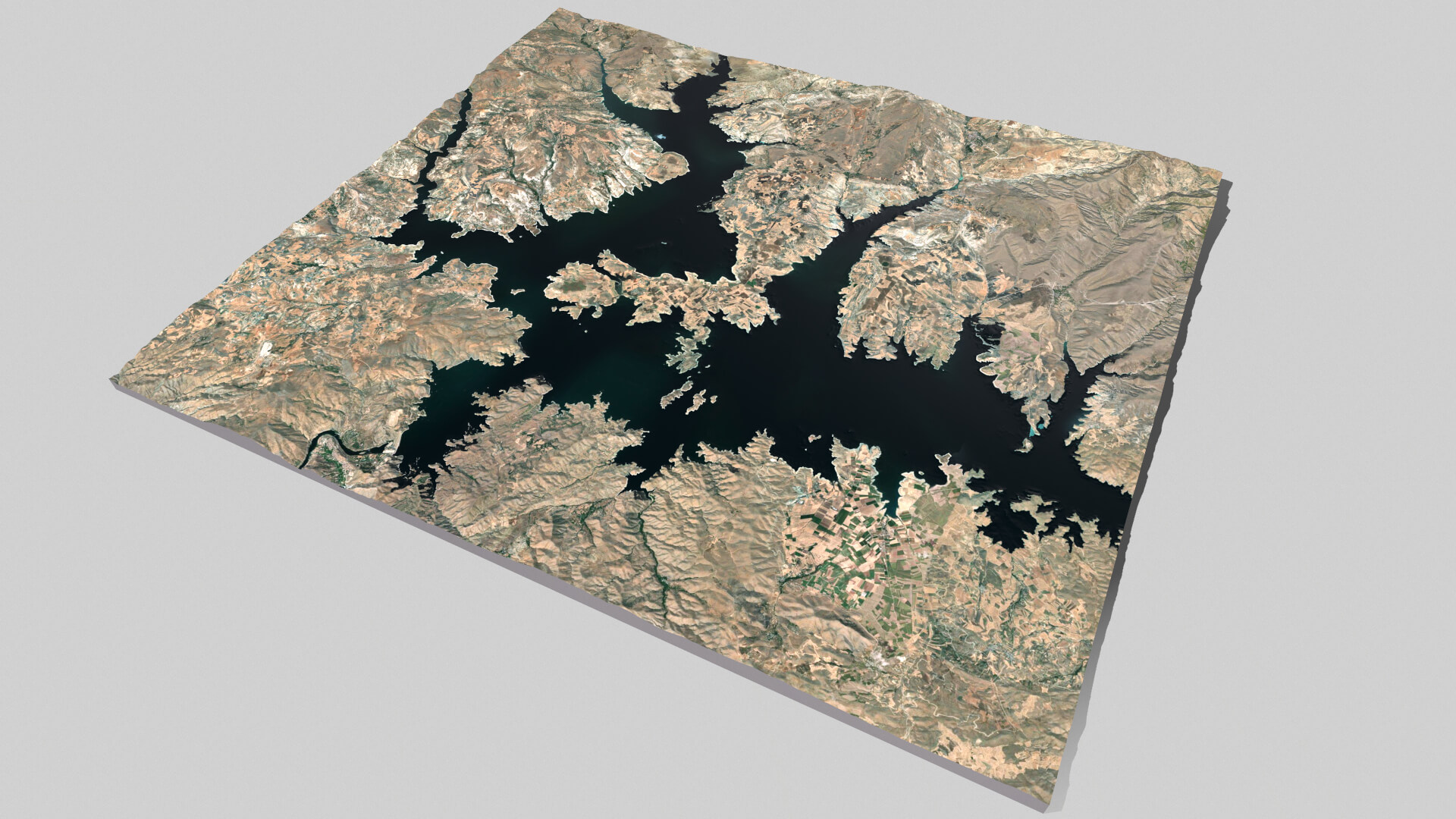 Keban Dam Lake - 3D Model by clickshop3d