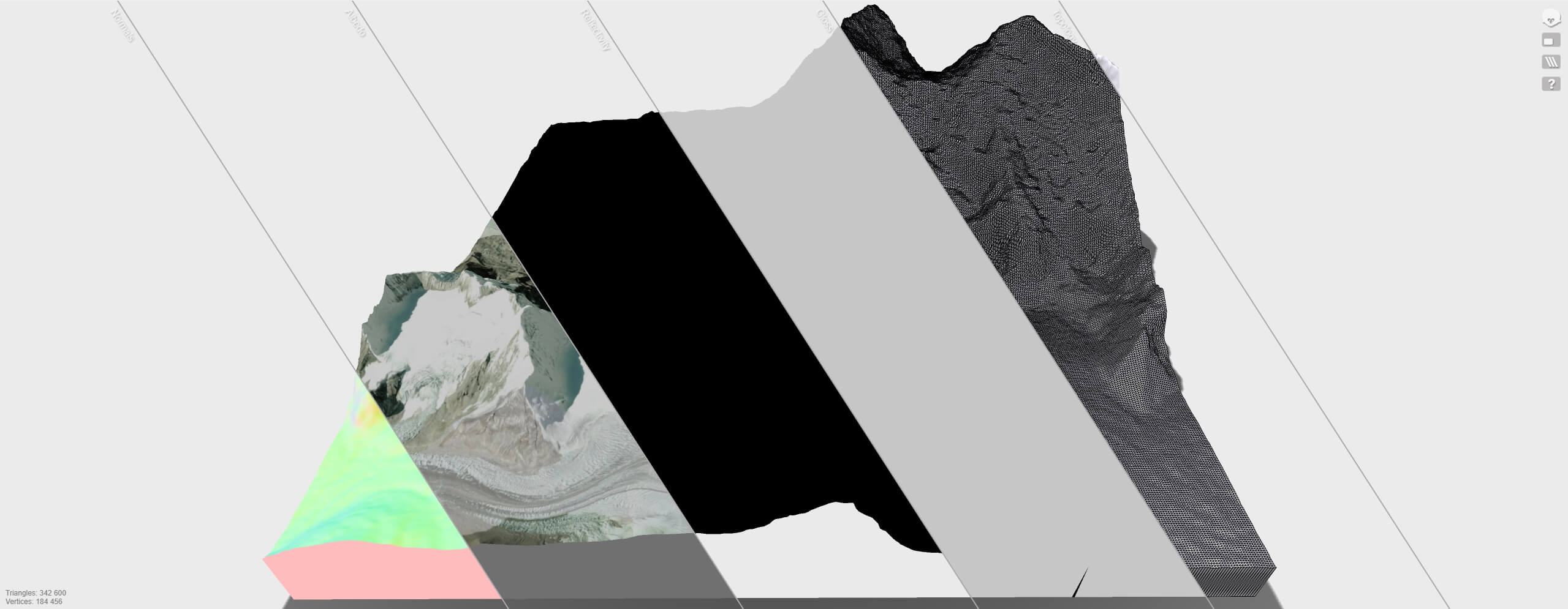 Lhotse Mountain Himalayas Nepal - 3D Model by clickshop3d